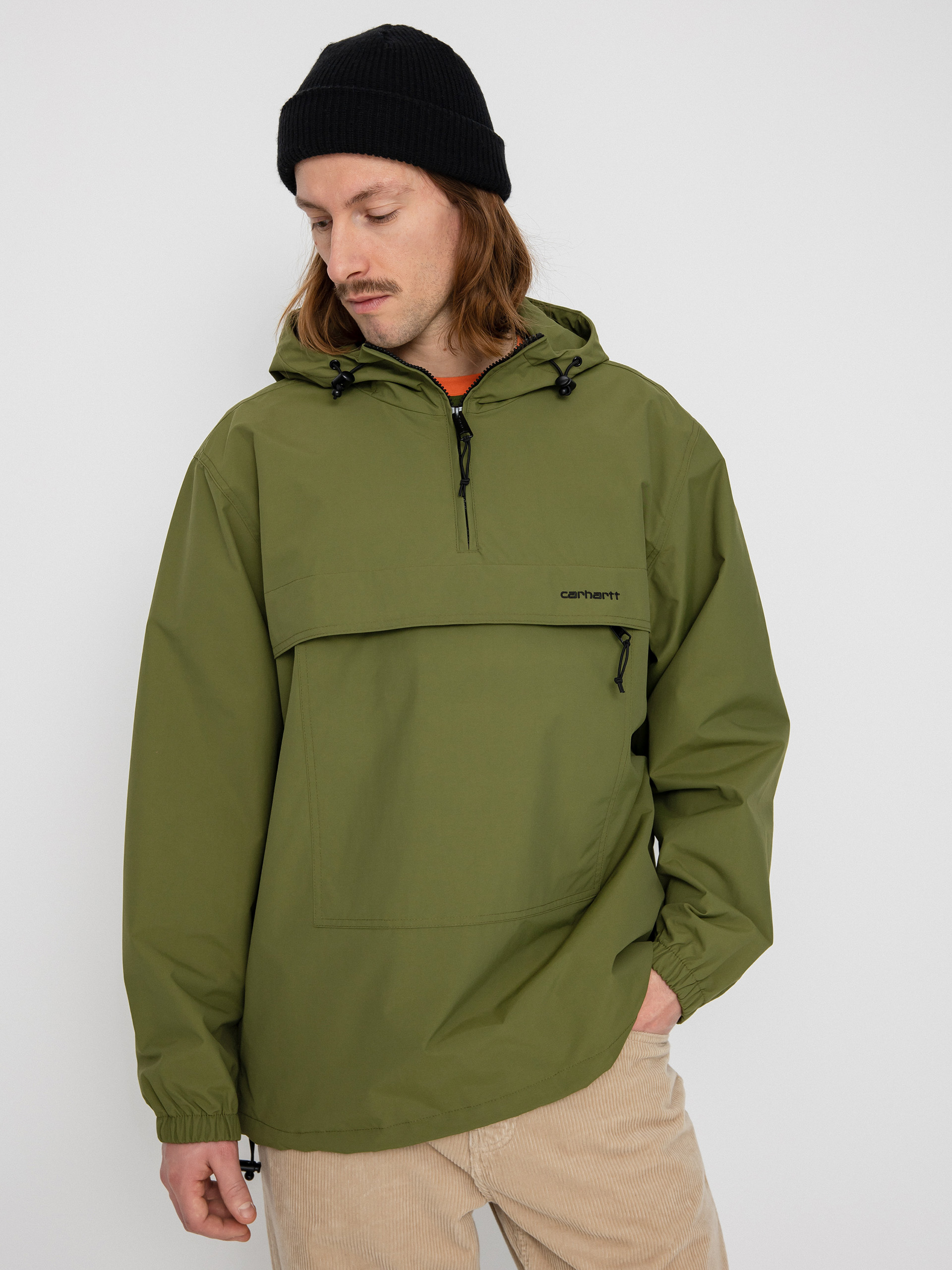 Carhartt WIP Windbreaker Jacket - green (kiwi/black)