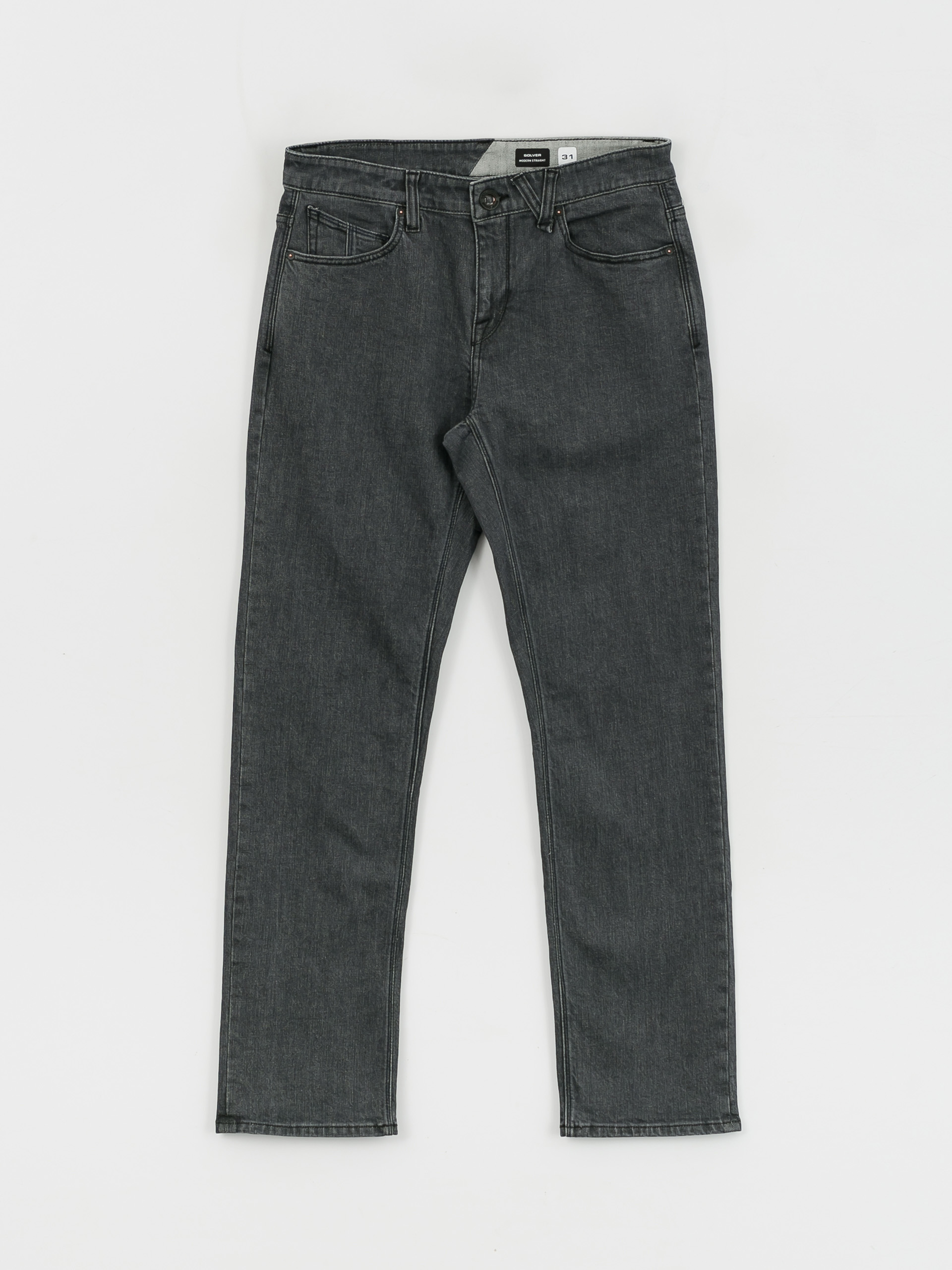 Volcom Solver Denim Pants - grey (easy enzyme grey)