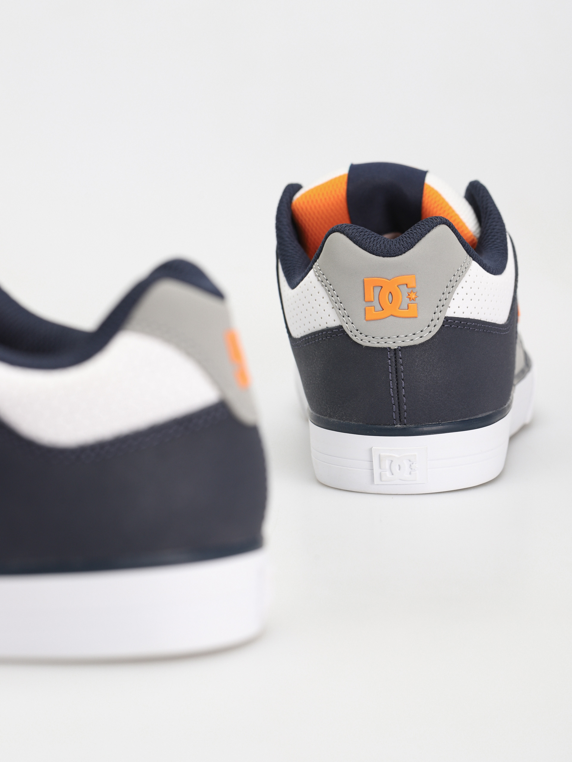 DC Pure Shoes (white/grey/blue)