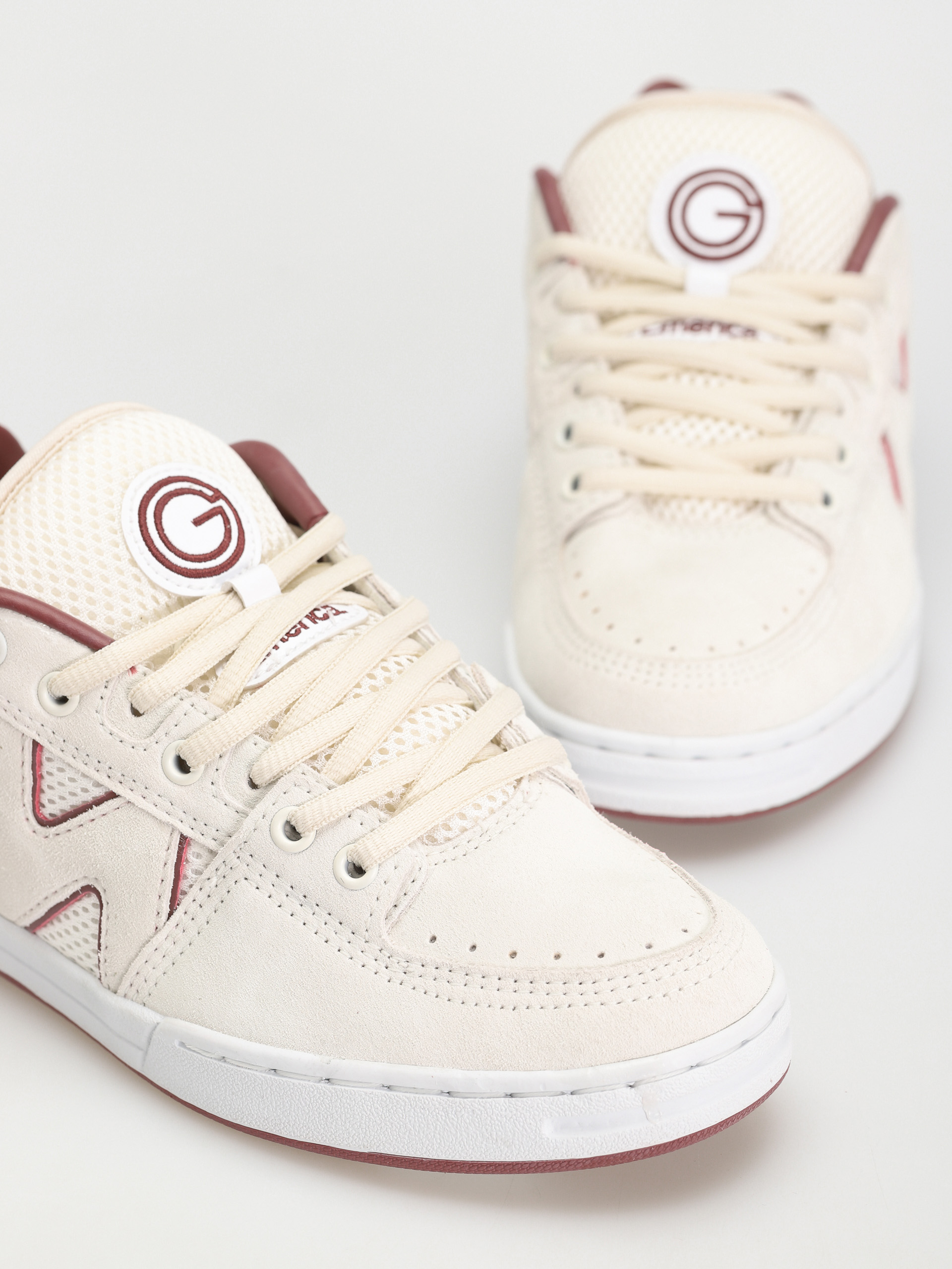 Emerica Og-1 Shoes (white/burgundy)