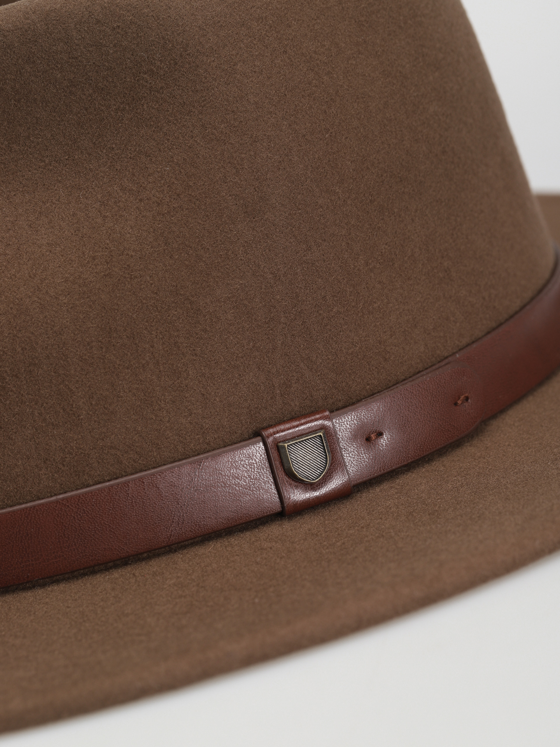 Brixton Messer Fedora Hat (dark earth)