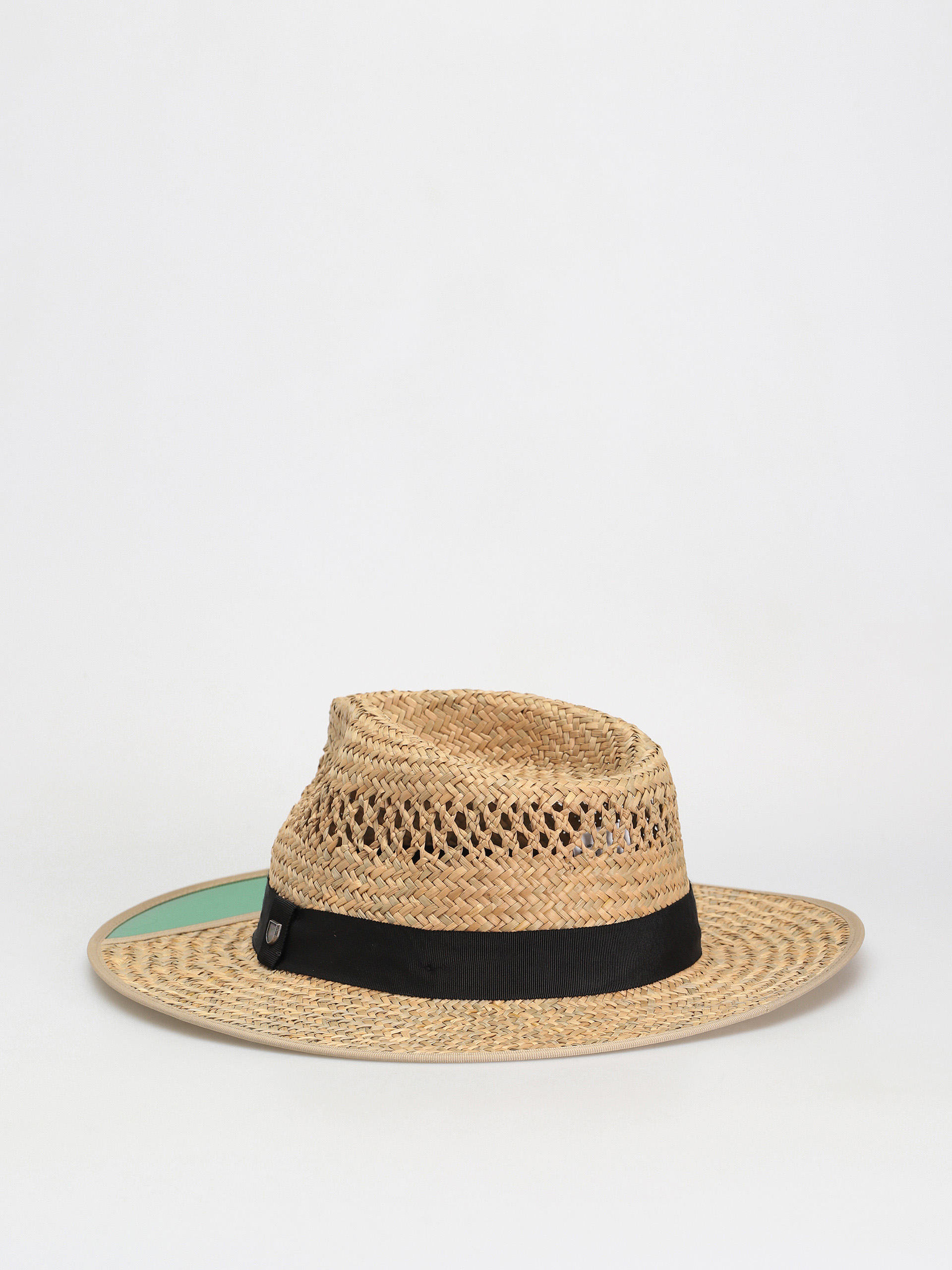 Brixton Hunter Straw Fedora Hat (tan)