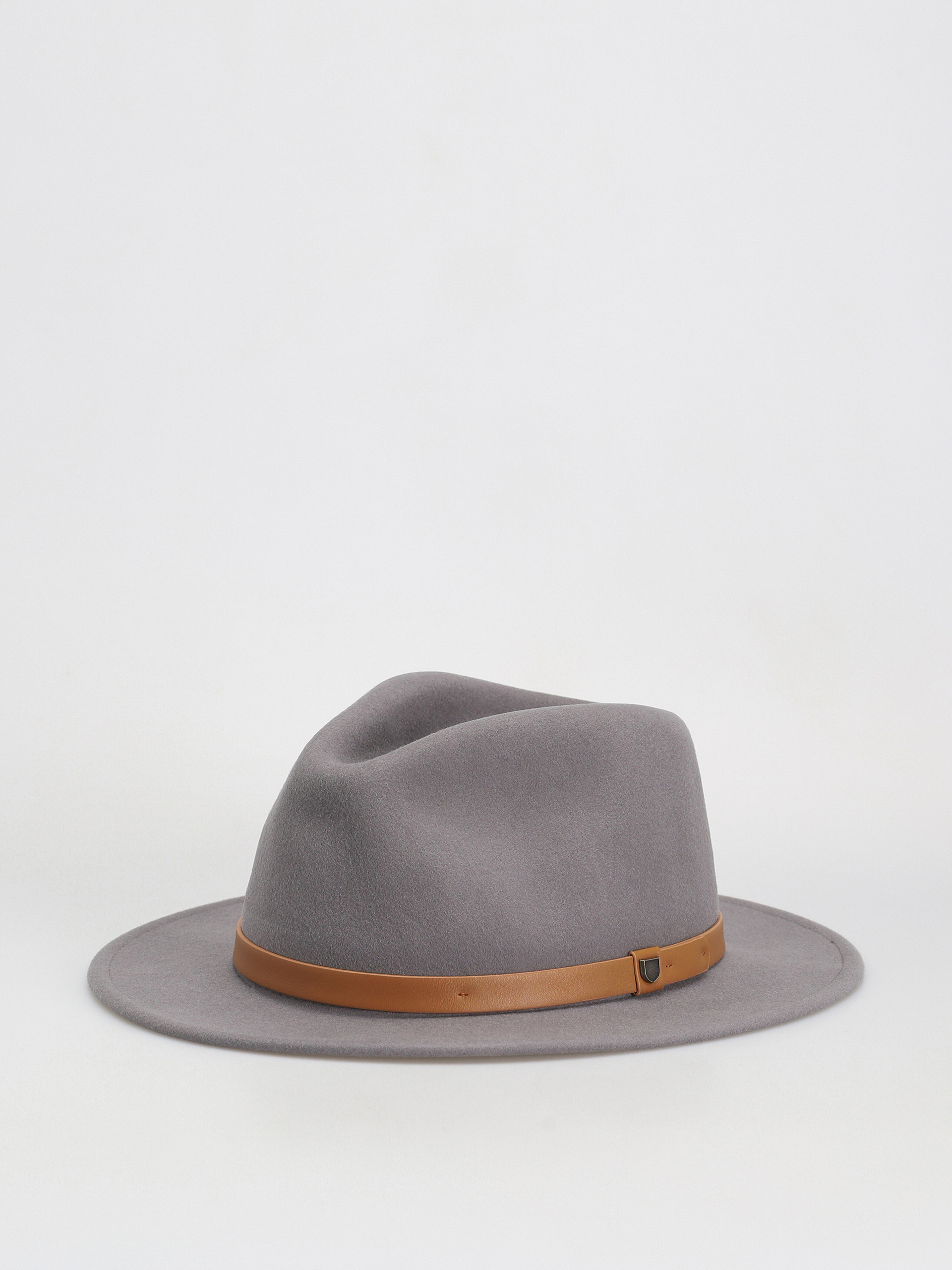 Brixton Messer Fedora Hut (grey/light brown)