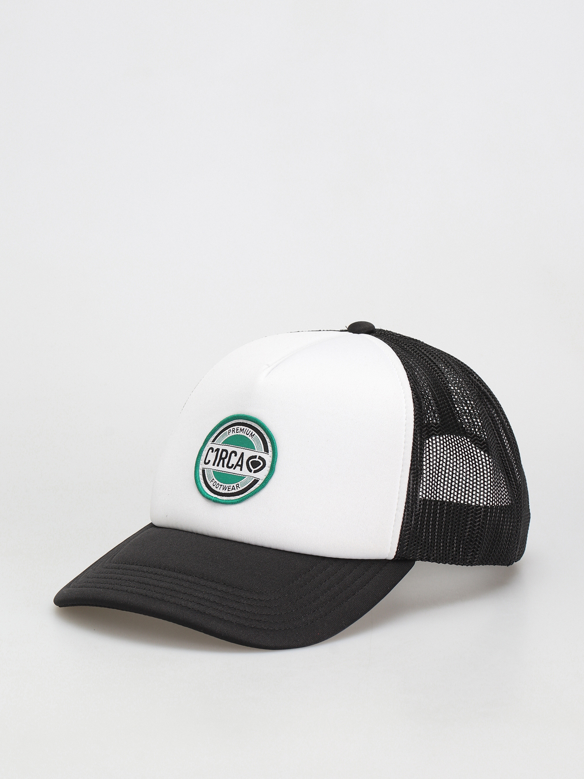Circa Premium Trucker Cap - white, black (white/black)