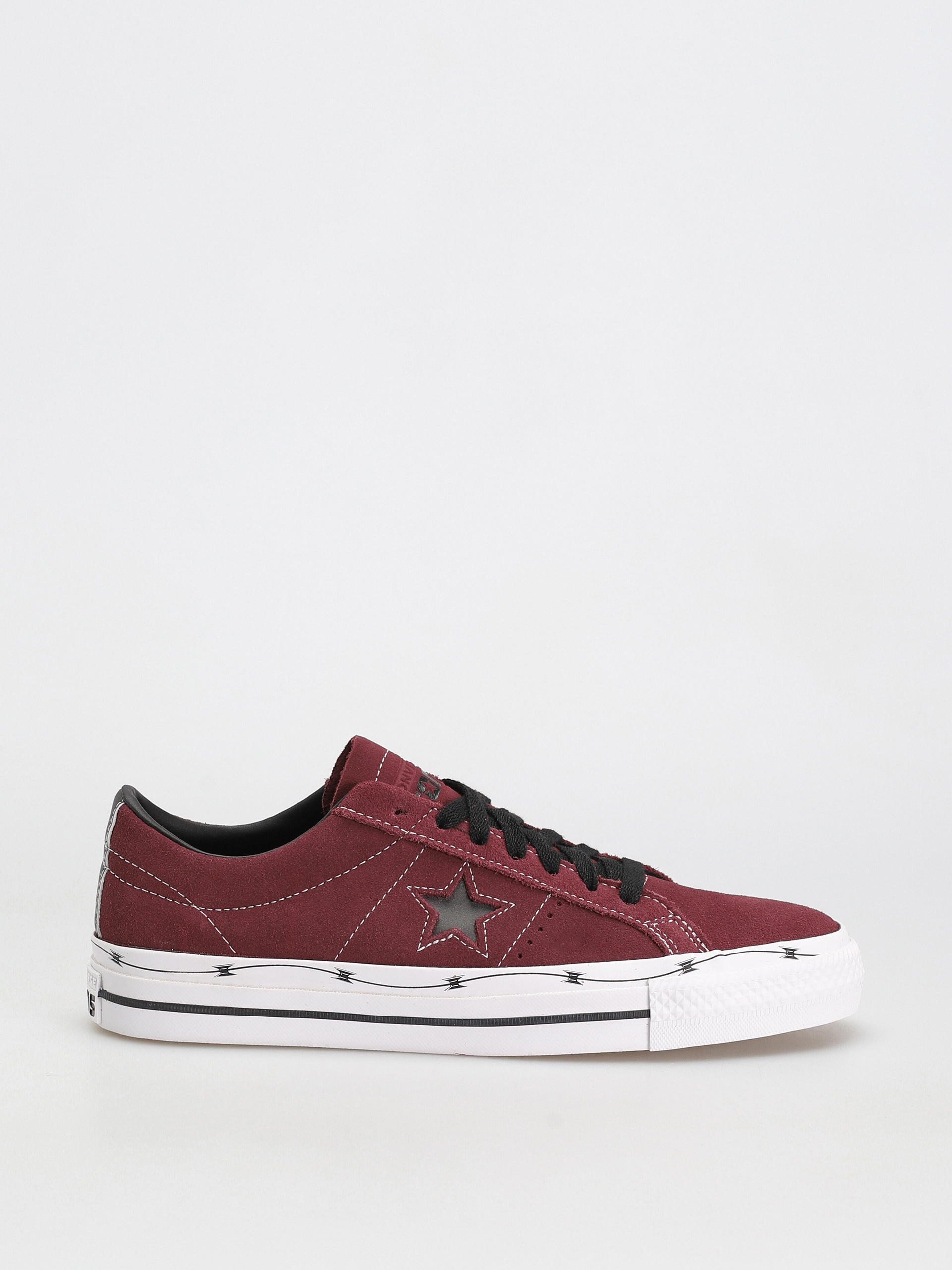 Converse One Star Pro OX Shoes - burgundy (deep bordeaux/black)