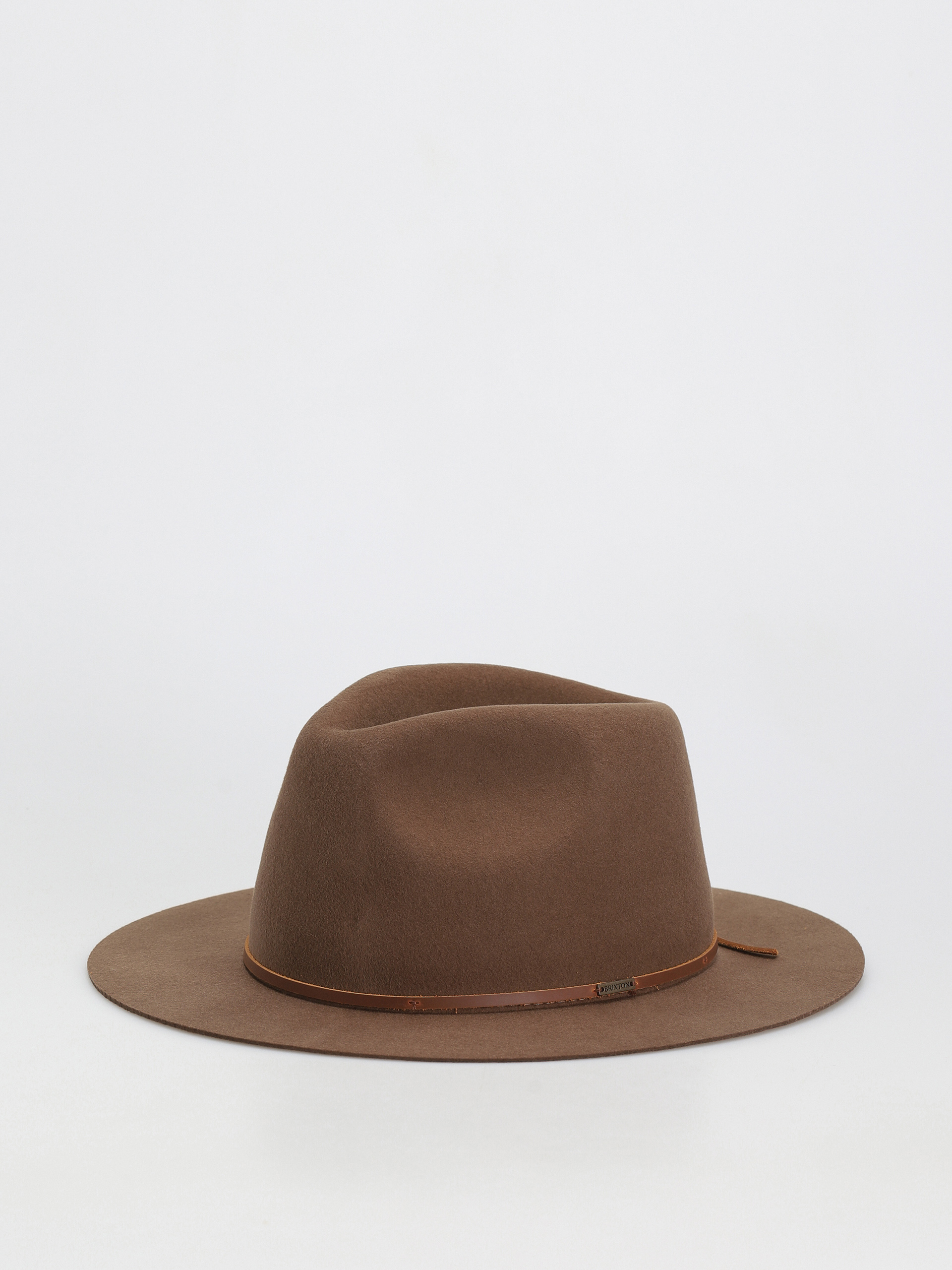 Brixton Wesley Fedora Hat (dark earth)