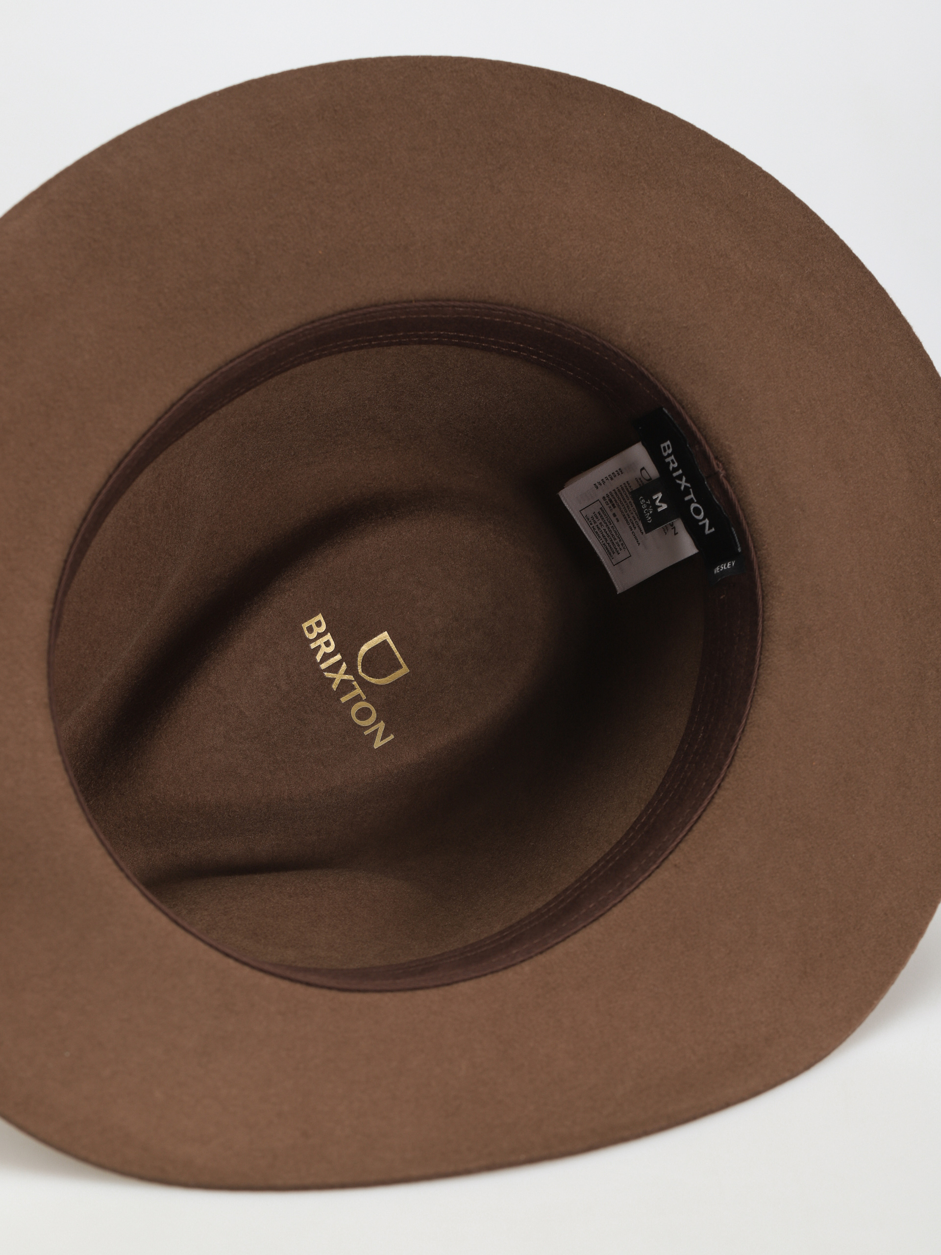 Brixton Wesley Fedora Hat (dark earth)