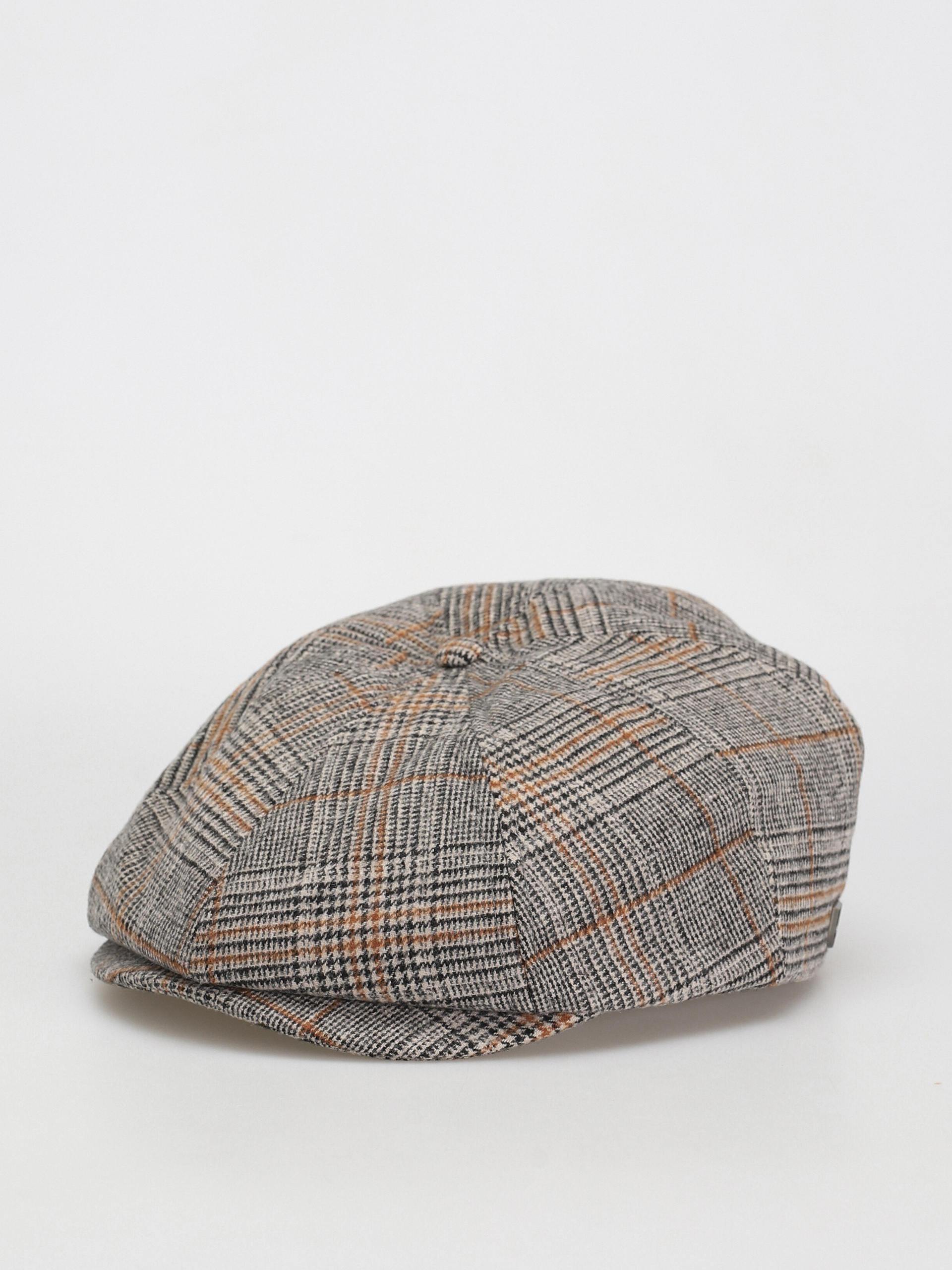 Brixton Brood Snap Cap Flat cap - white (off white/black/paradise orang)