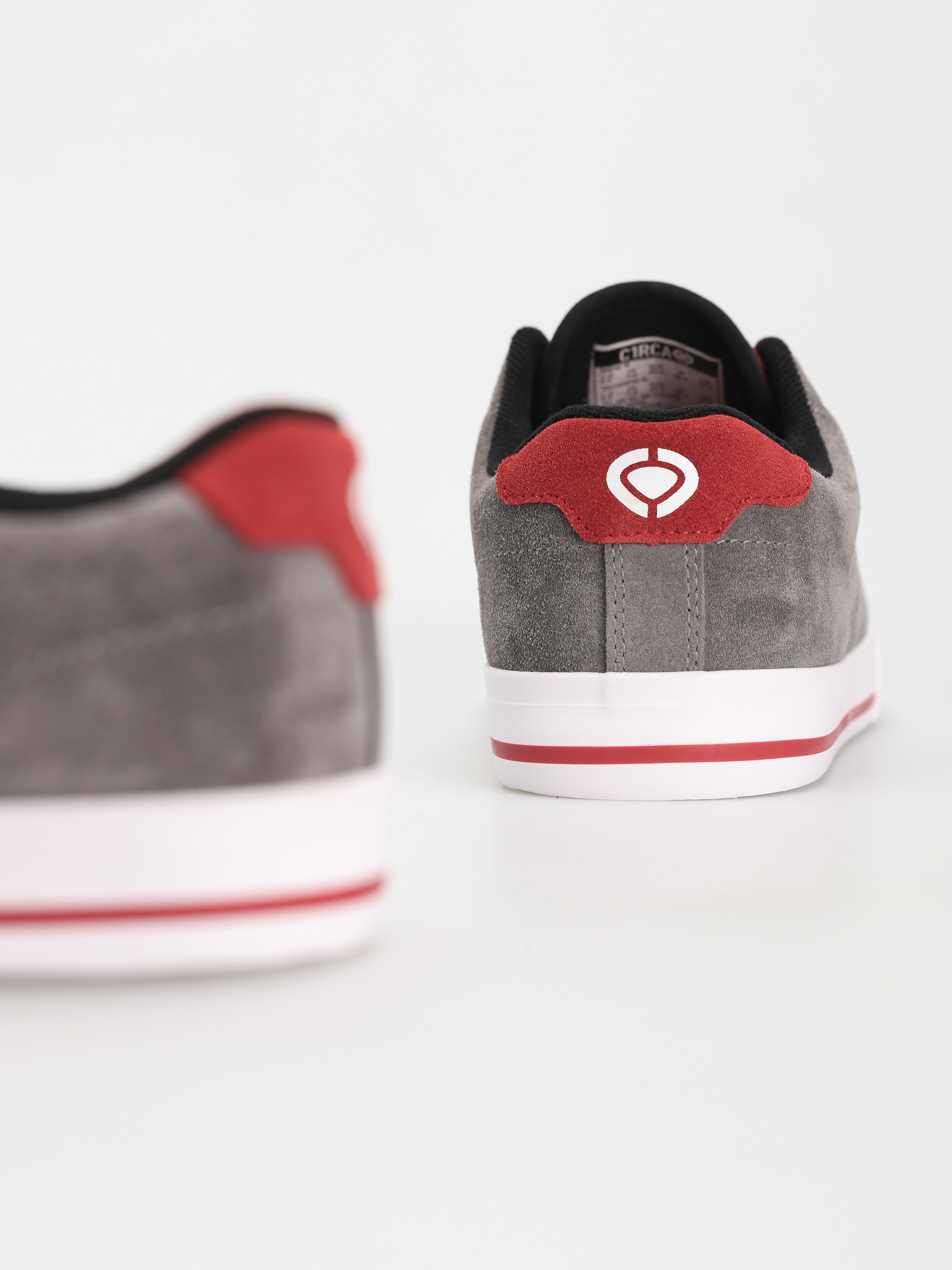 Circa Al 50 Slim Shoes - grey (charcoal grey/pompeian red/white)
