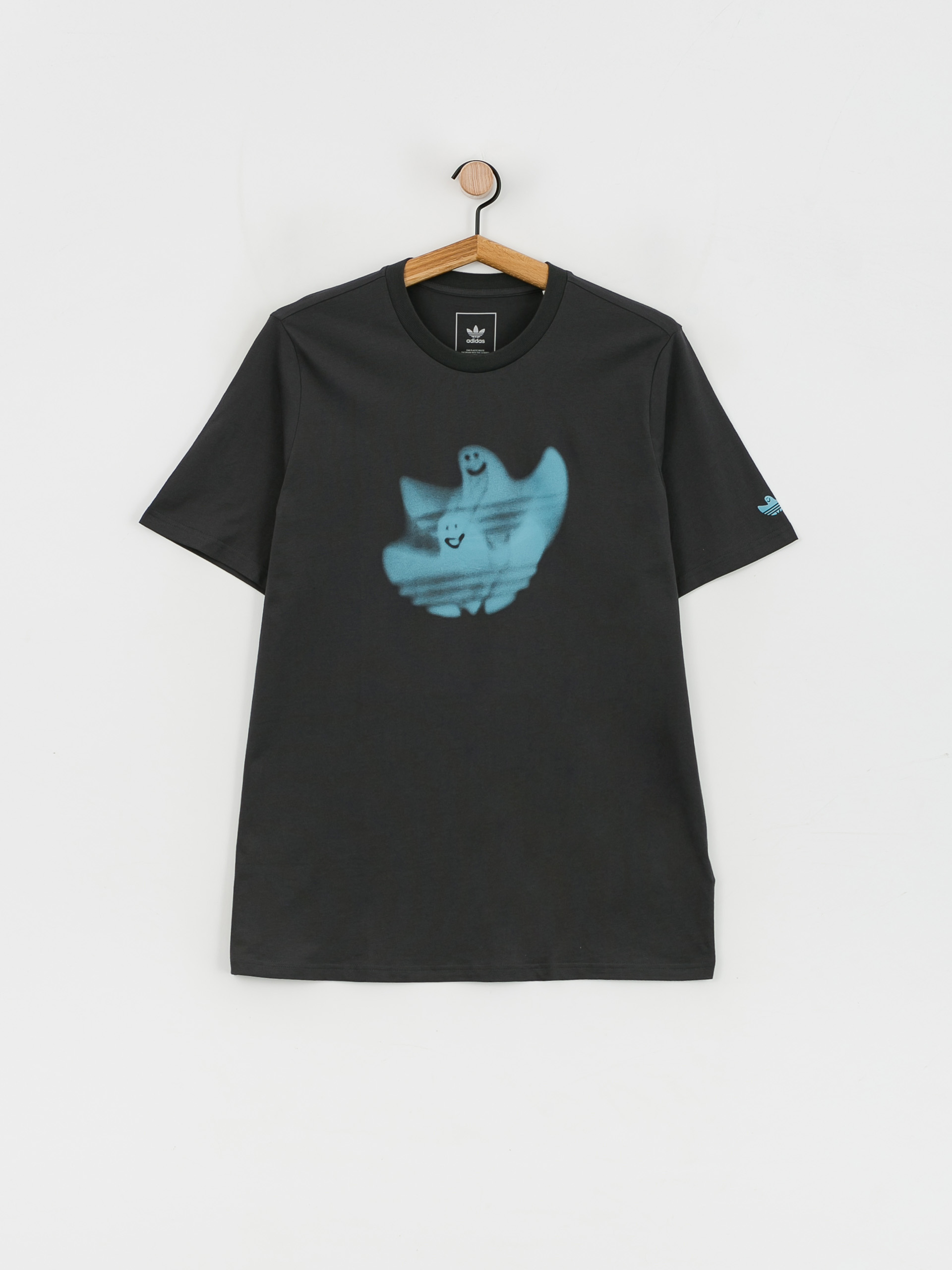 adidas Shmoo Logo T-shirt (carbon/preblu)