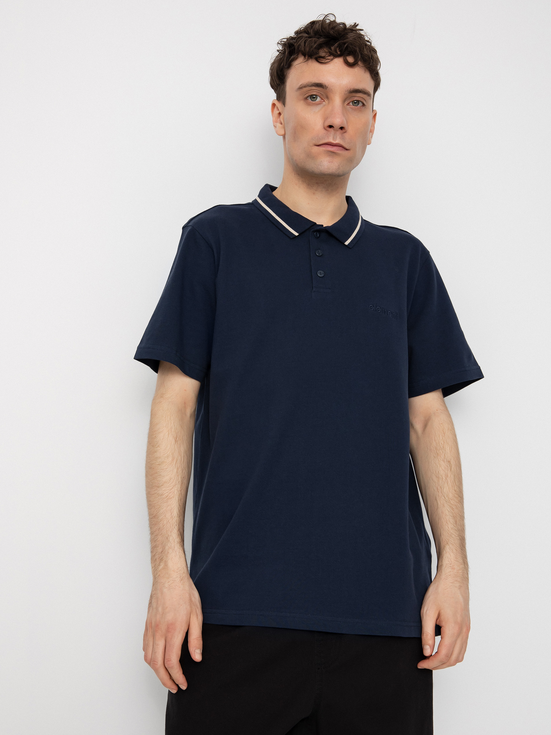 Element Myloh Polo t-shirt - black (eclipse navy)