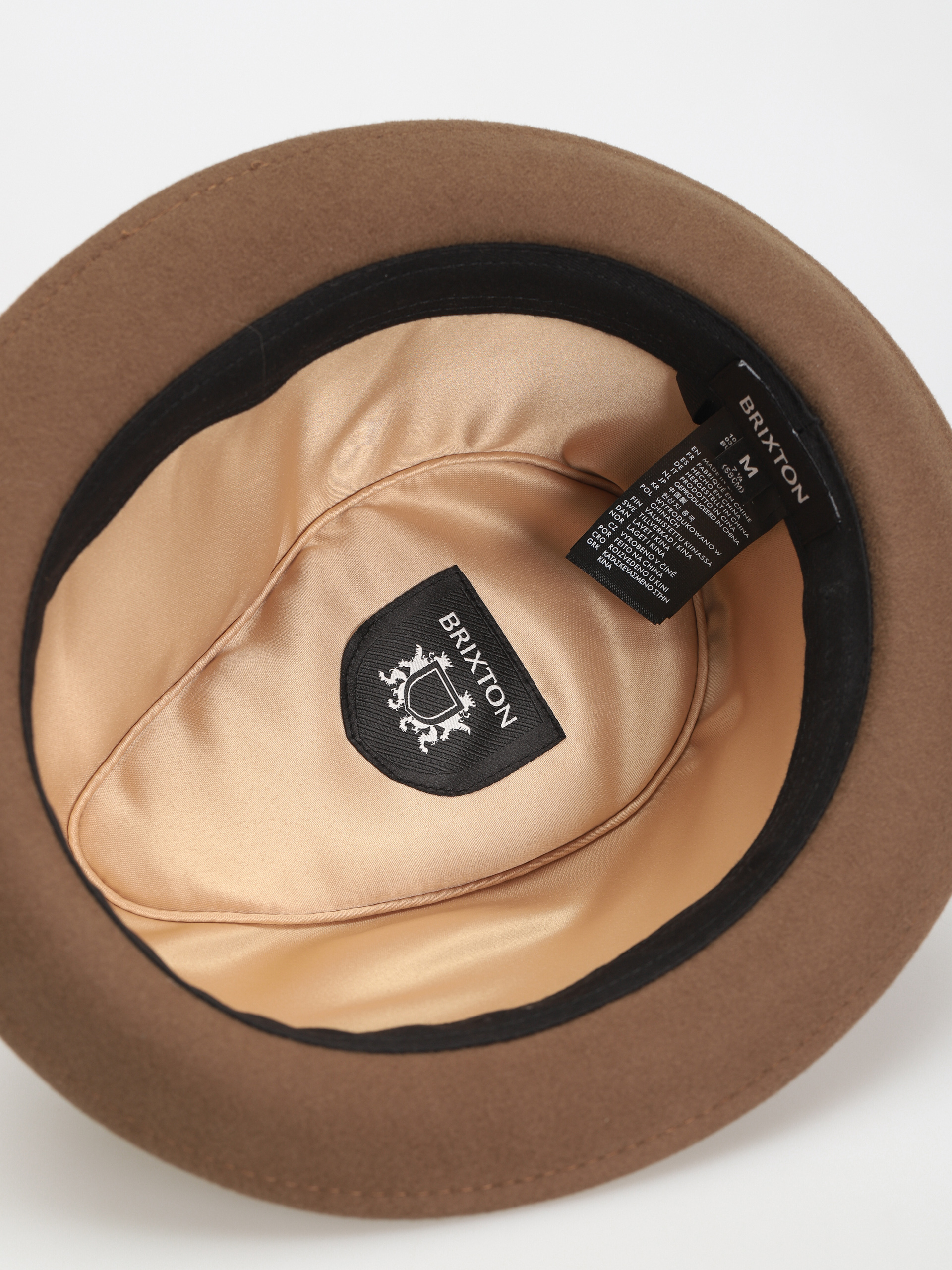 Brixton Gain Fedora Hat (desert palm/safari)