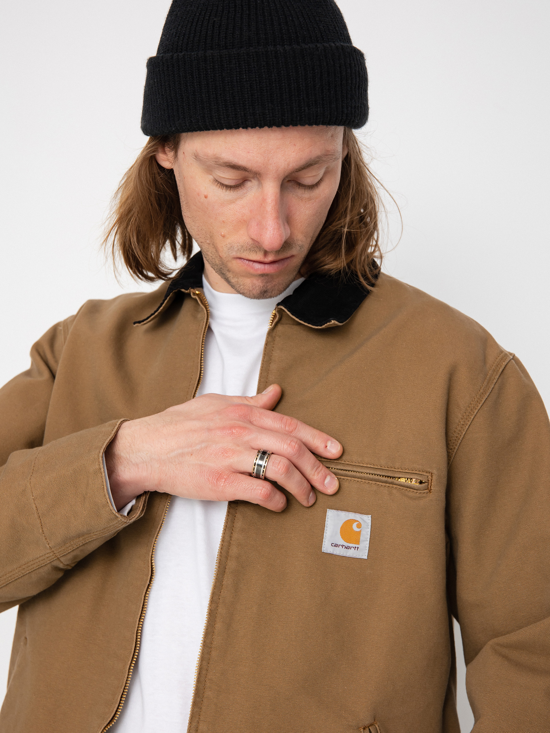 Carhartt WIP Detroit Jacket - brown (hamilton brown/black)