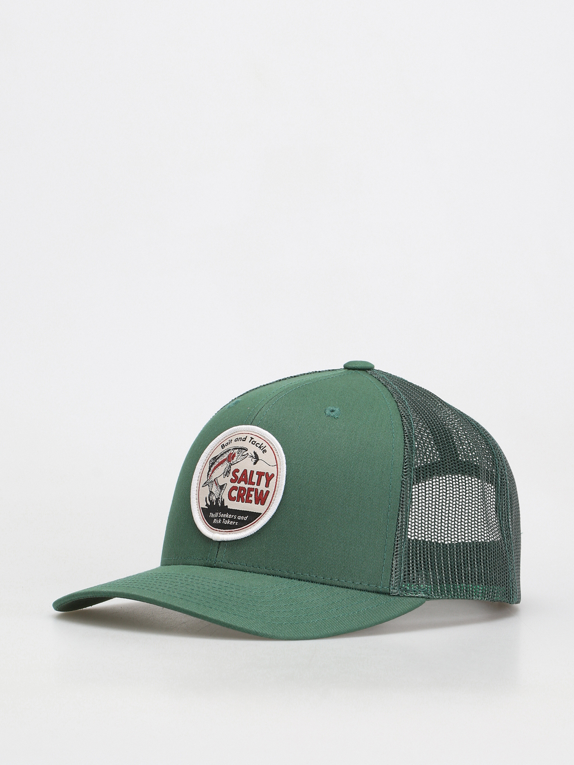 Salty Crew Fly Guy Retro Trucker Cap - green (green)