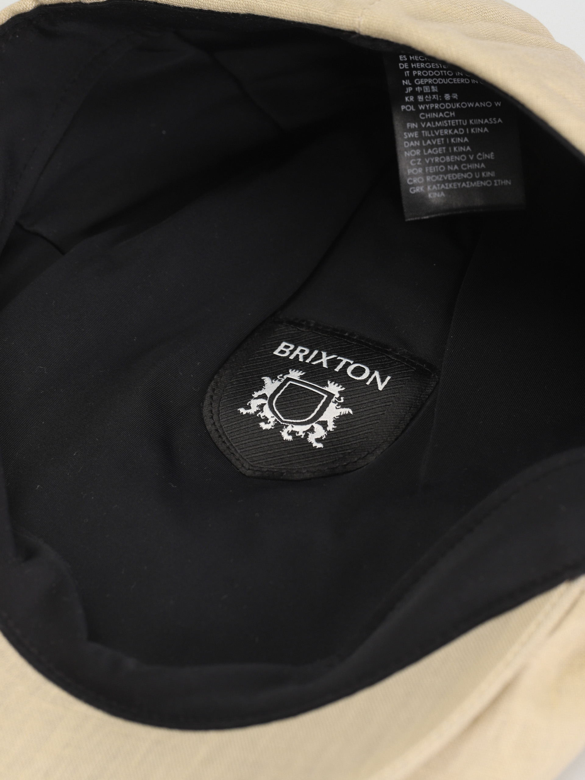 Brixton Hooligan X Snap Cap Flat cap (natural hemp)