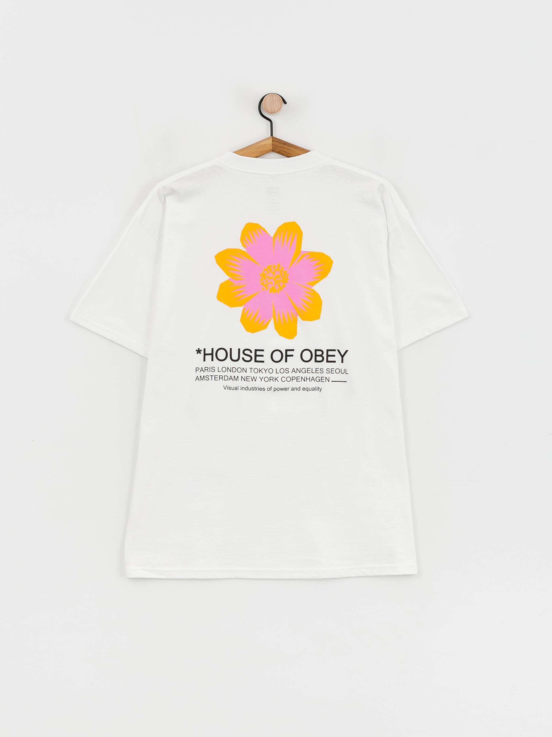 OBEY House Of Obey Flower T-shirt (white)