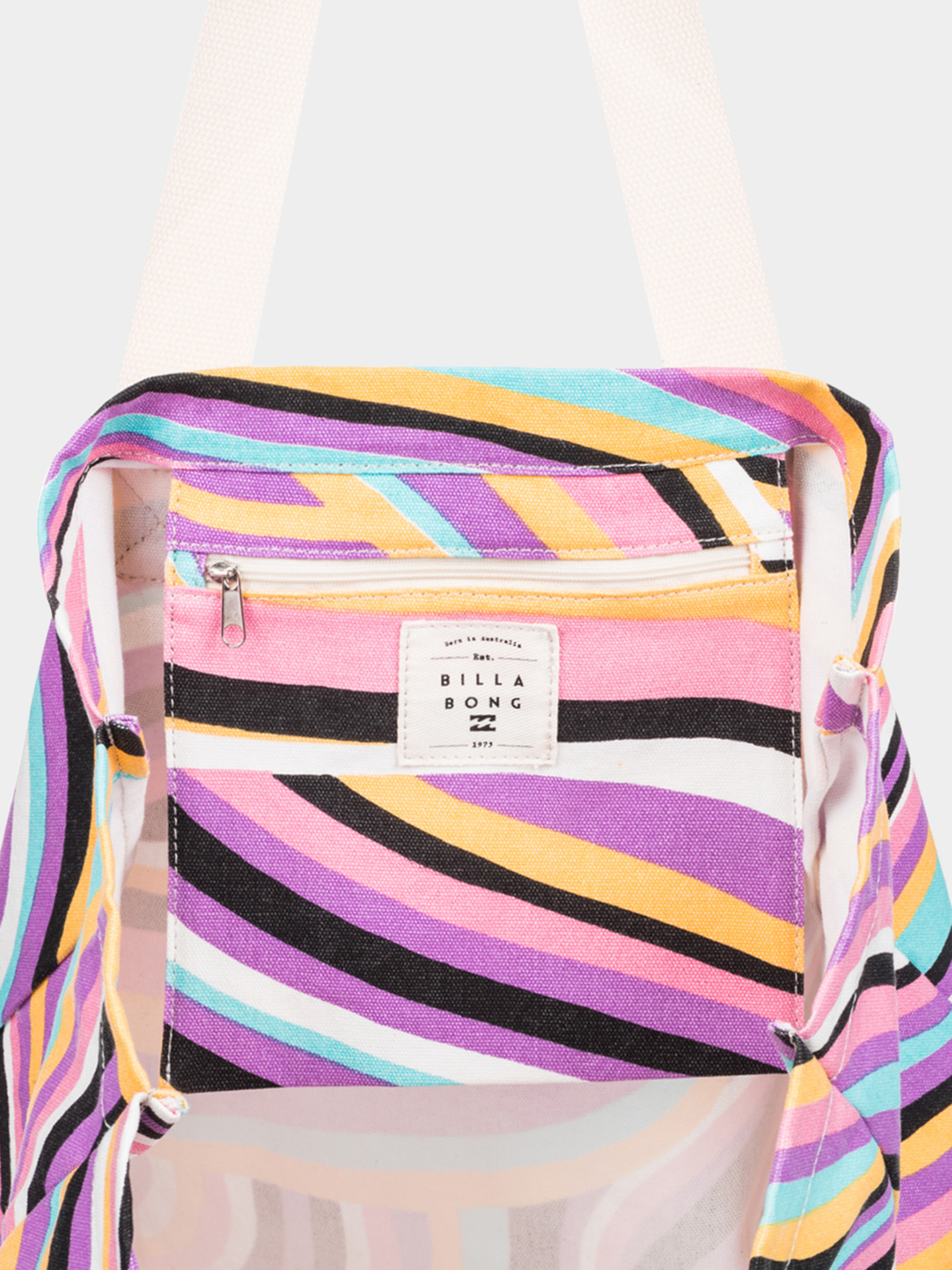 Billabong Beach Bag Tote Handbag Wmn (stripes)