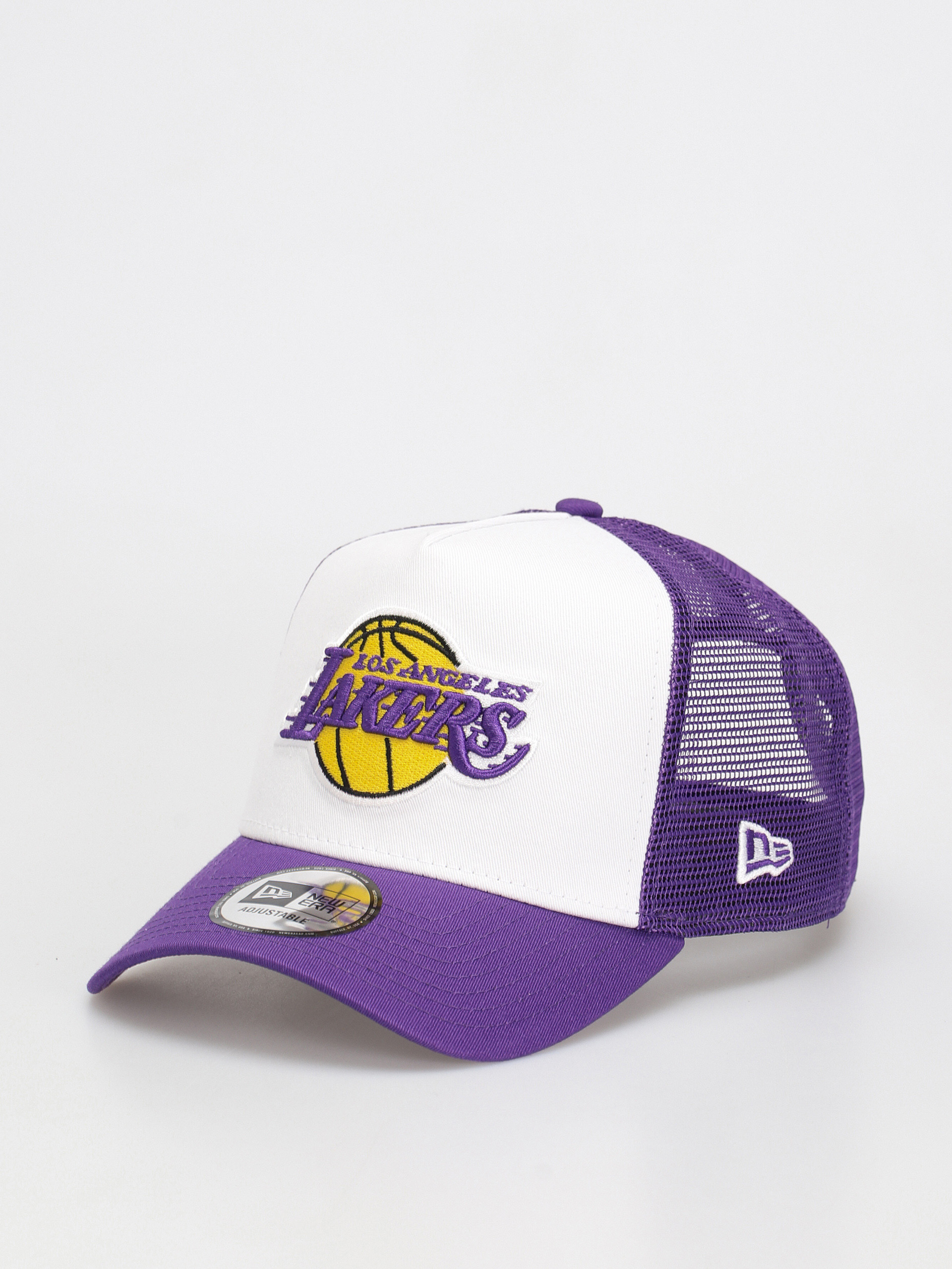 New Era Team Colour Block Trucker Los Angeles Lakers Cap - white ...