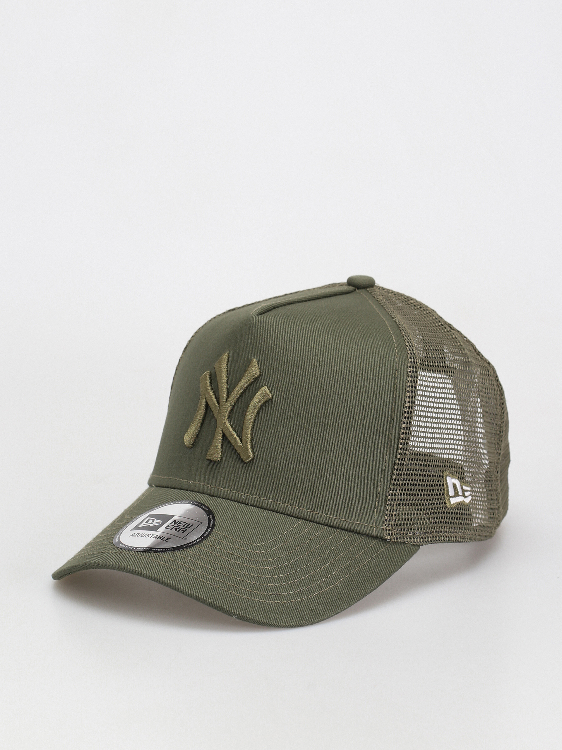 New Era Tonal Mesh Trucker New York Yankees Cap - green (olive)