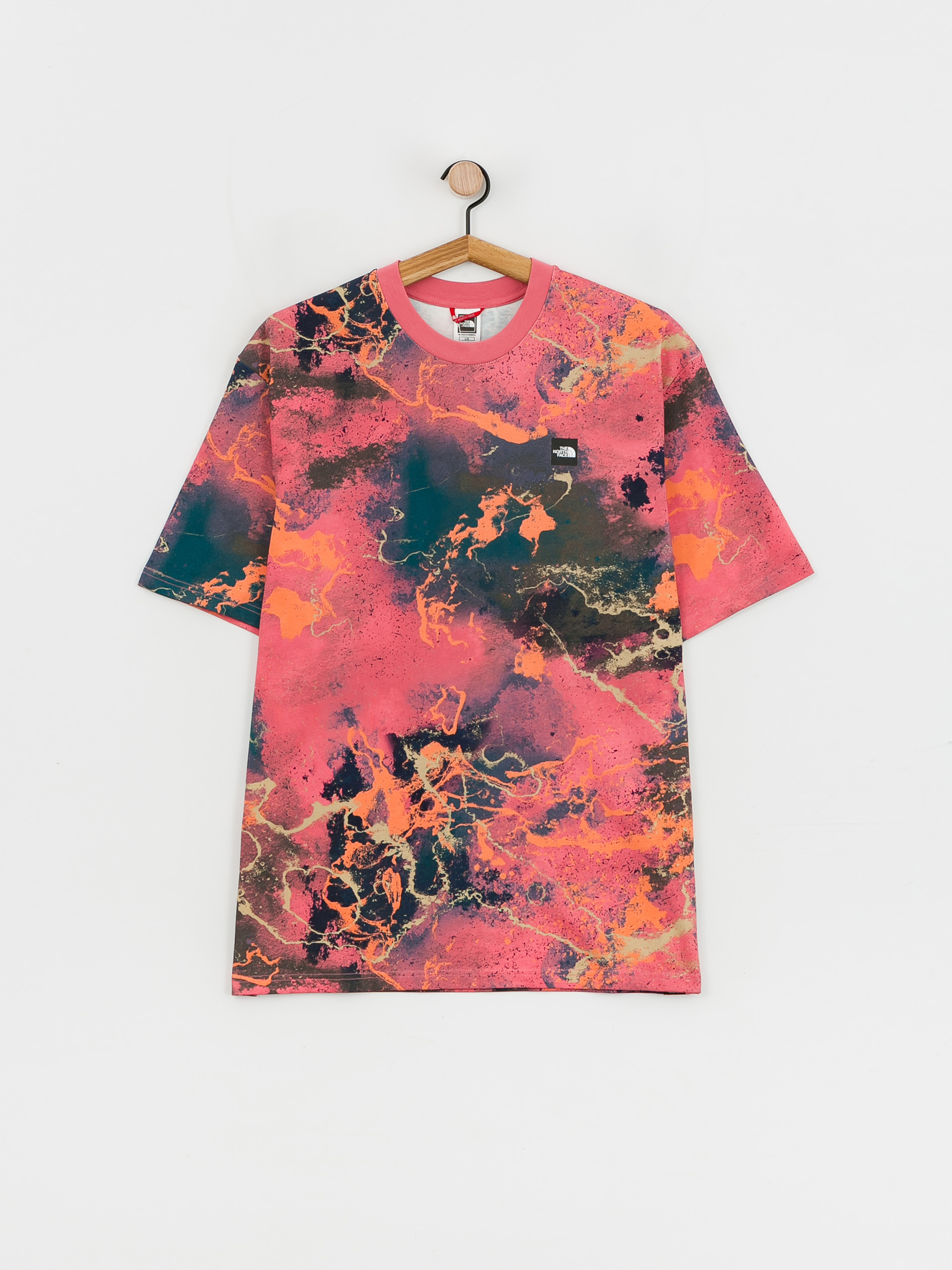 The North Face Summer Logo T-shirt (cosmo pink tnf distort print)