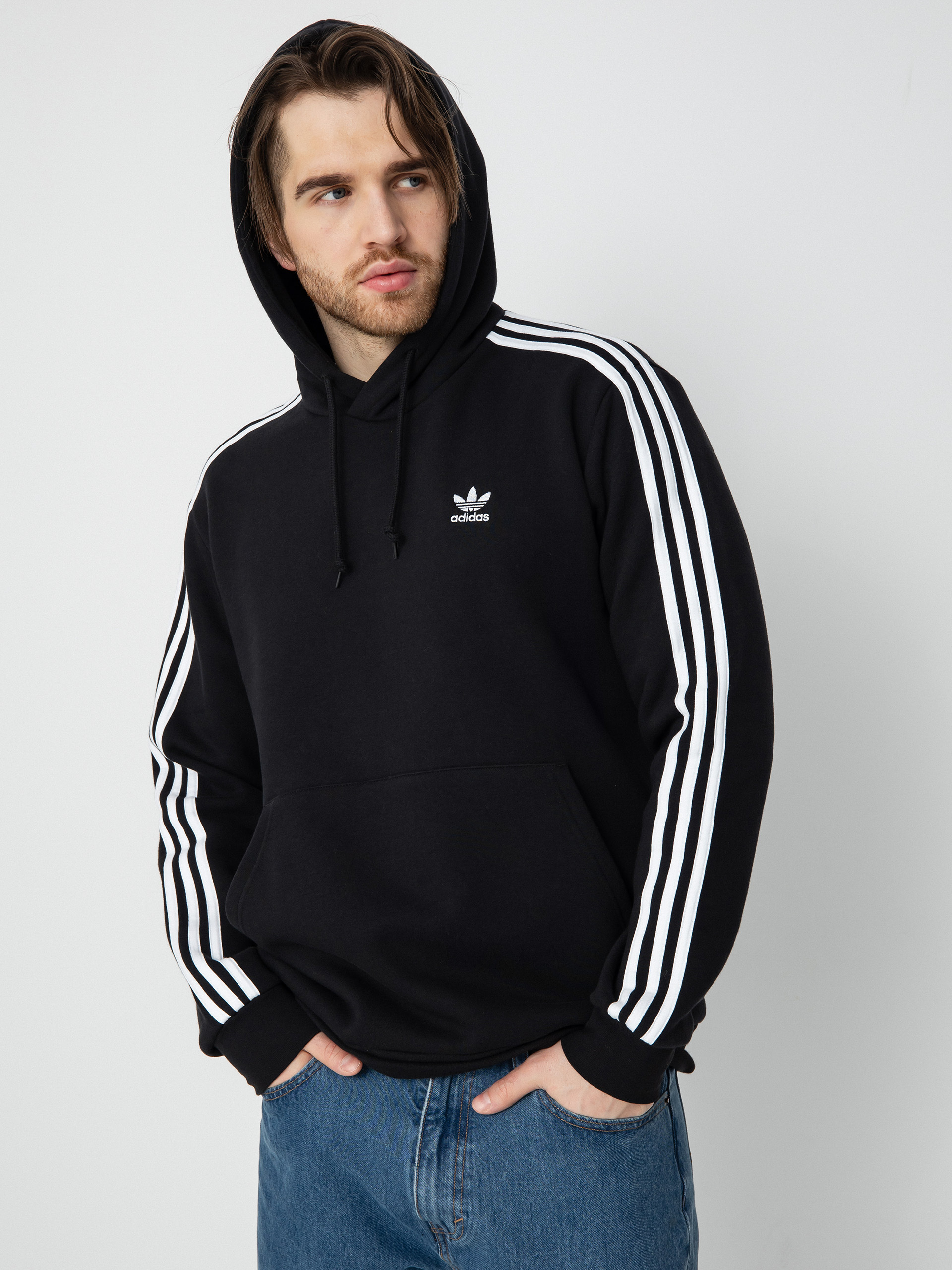 adidas Originals 3 Stripes HD Hoodie - black (black)