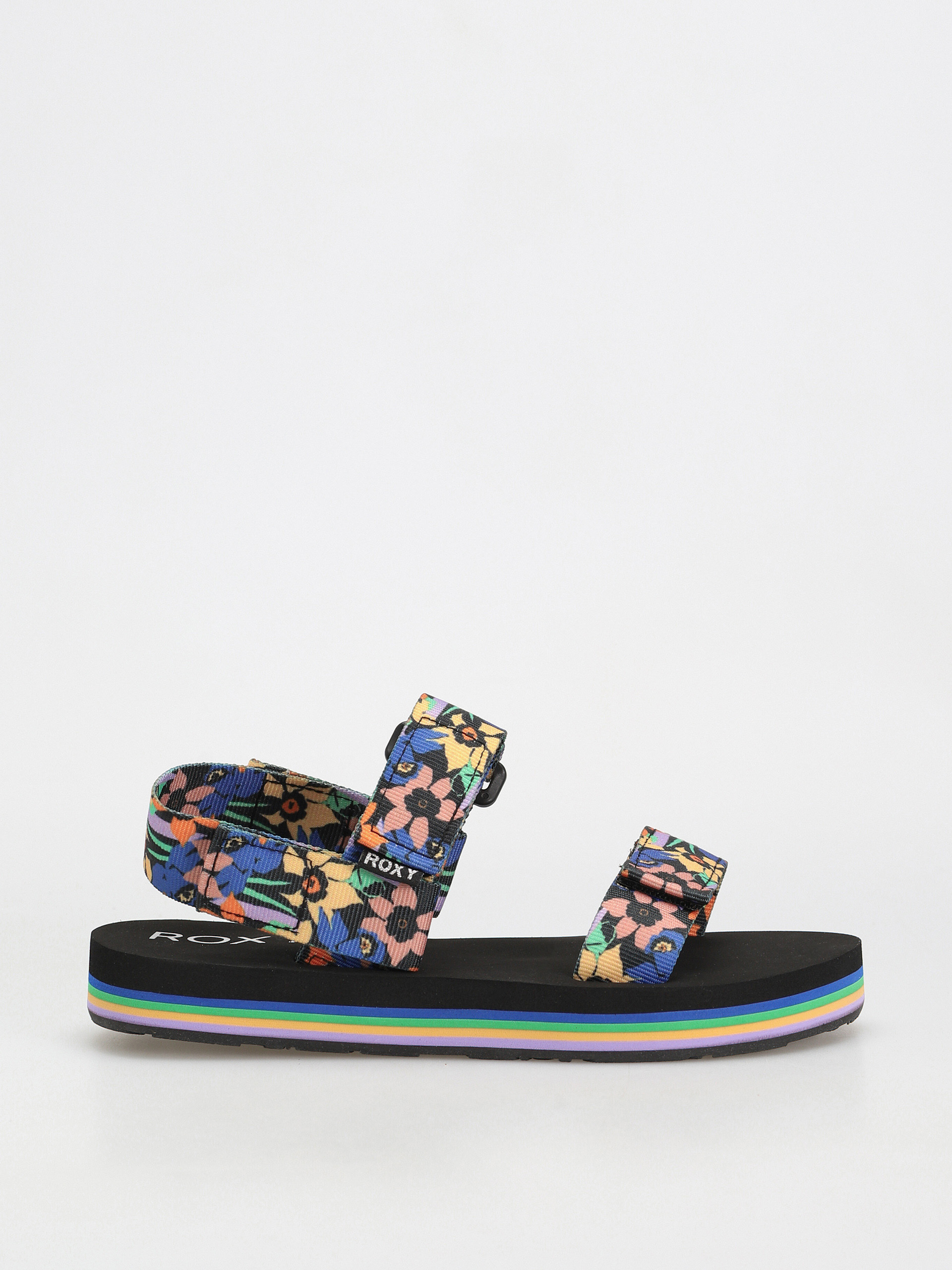 Roxy Cage Sandals Wmn - multicolor (black/blue)