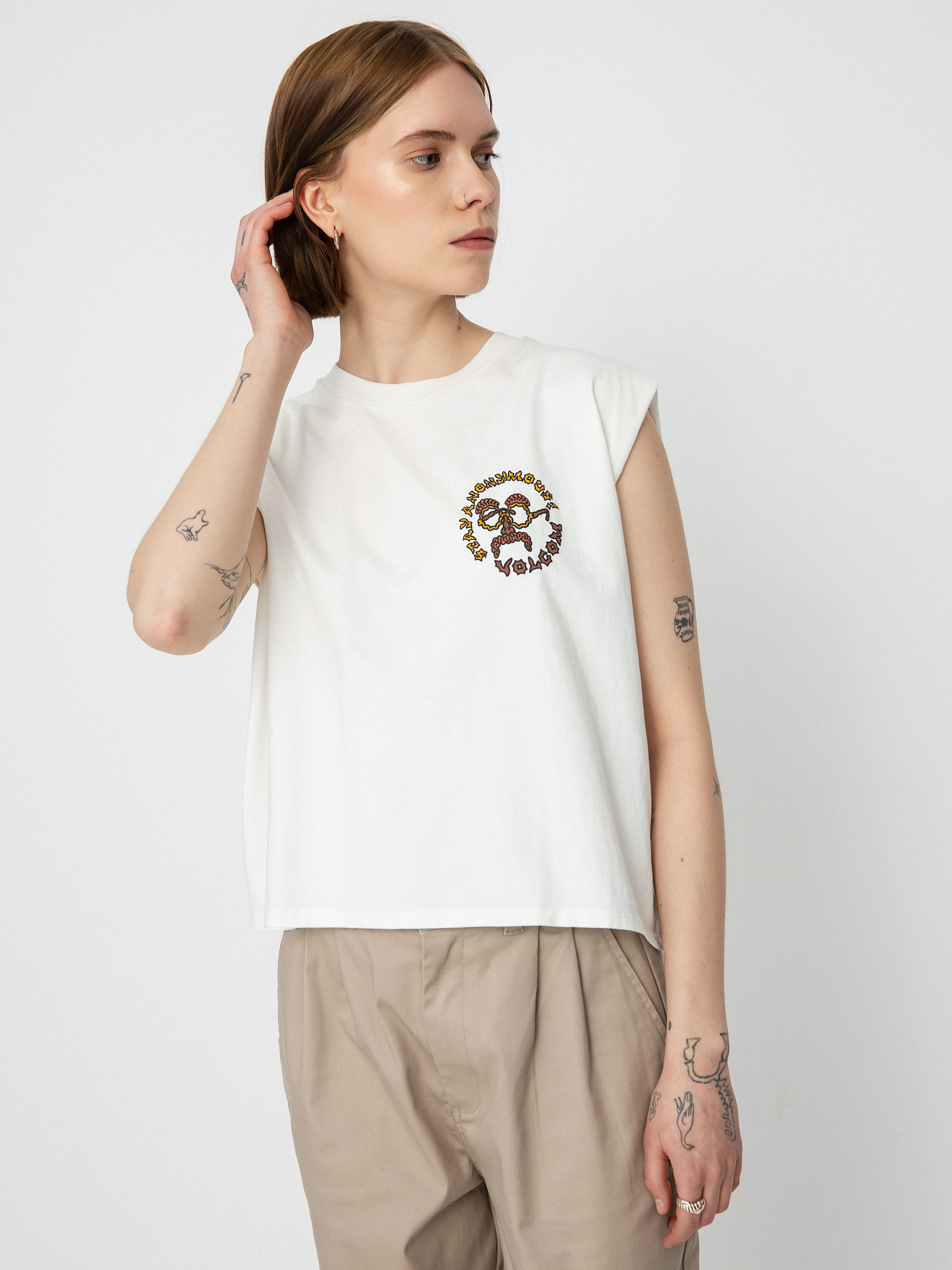 Volcom Connected Minds Tank top Wmn - white (star white)