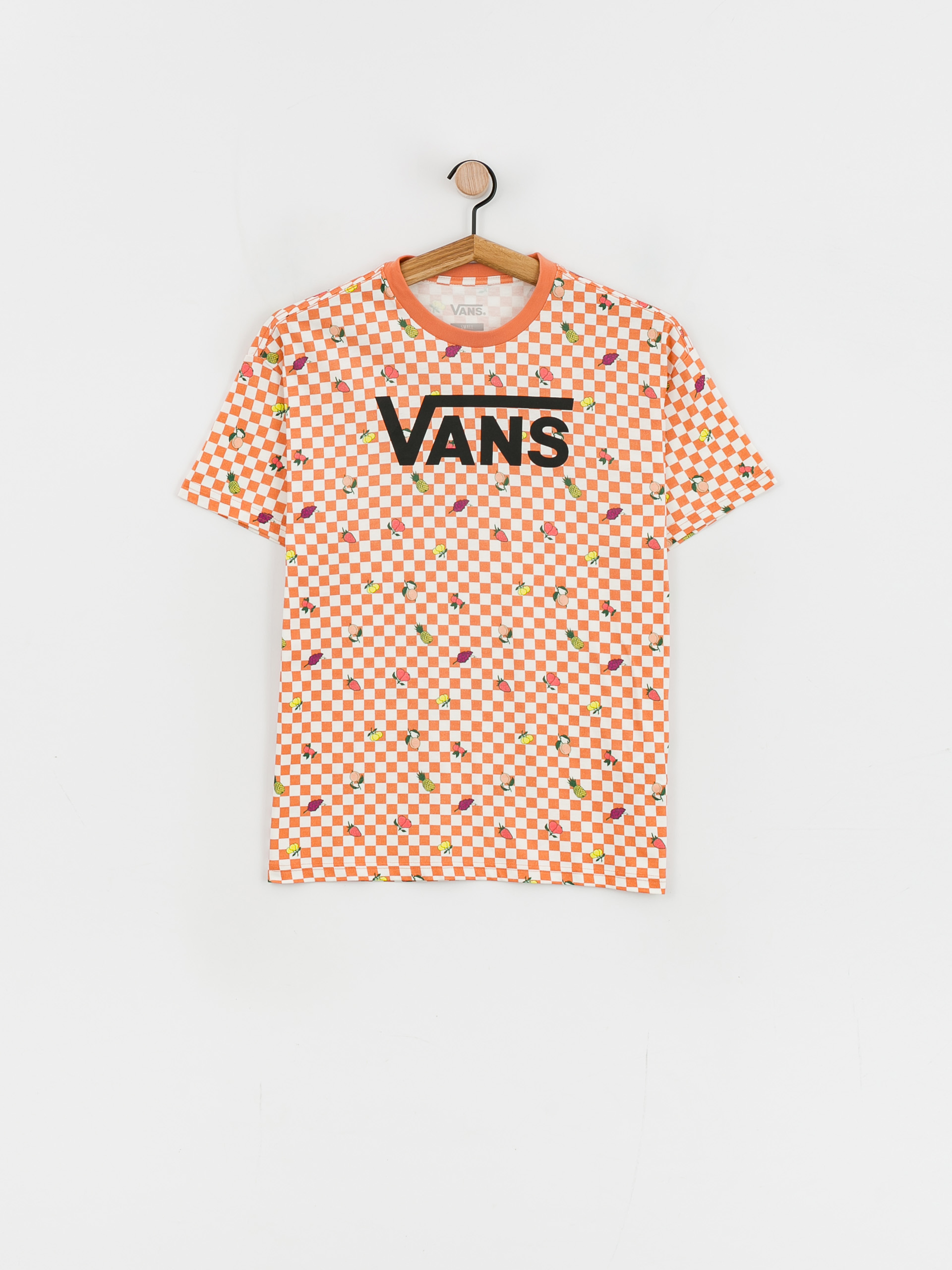 Vans Fruit Checkerboard Oversized T-shirt Wmn - orange (fruit ...
