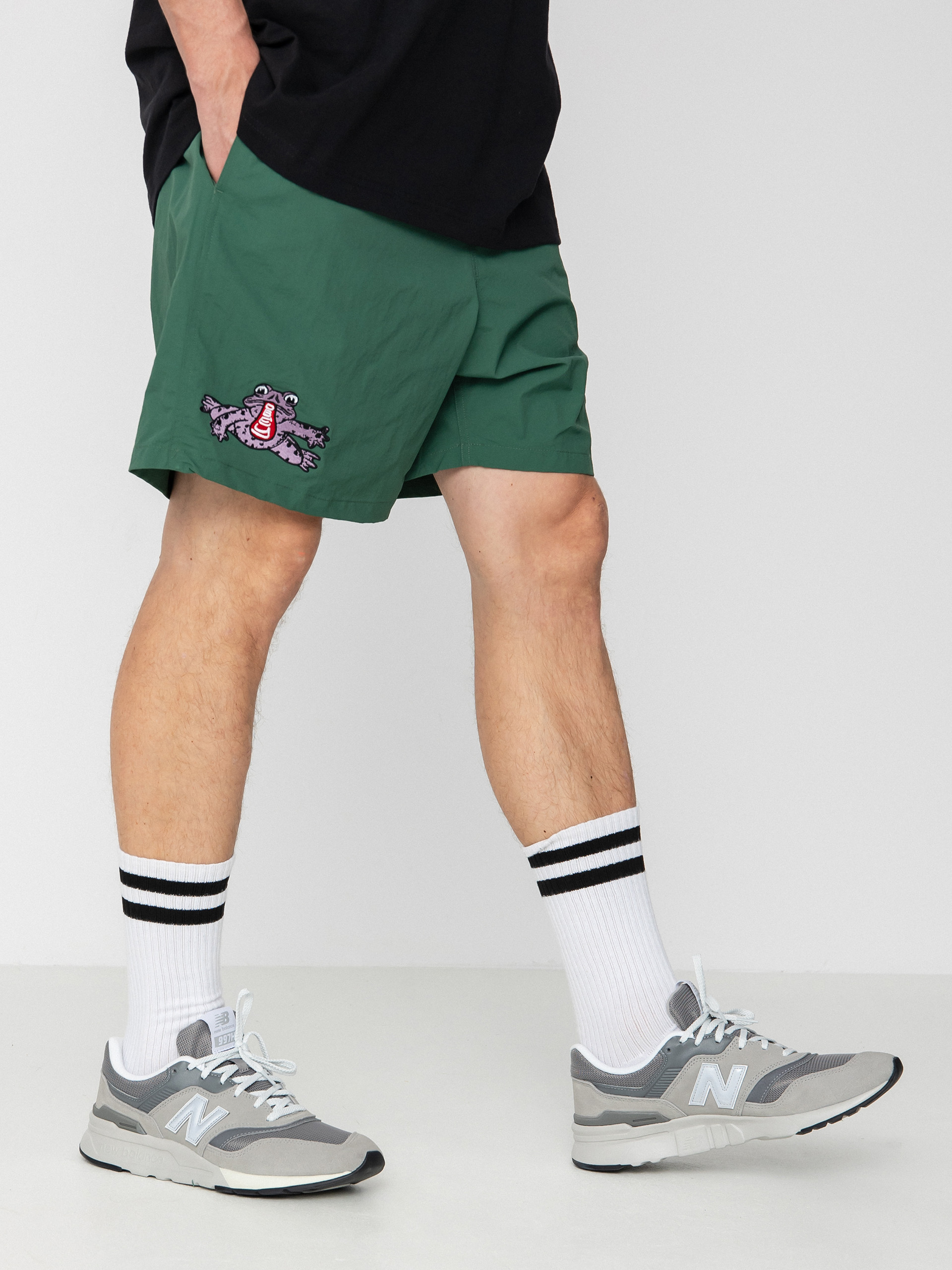 OBEY Hang Out Shorts - green (palm leaf)