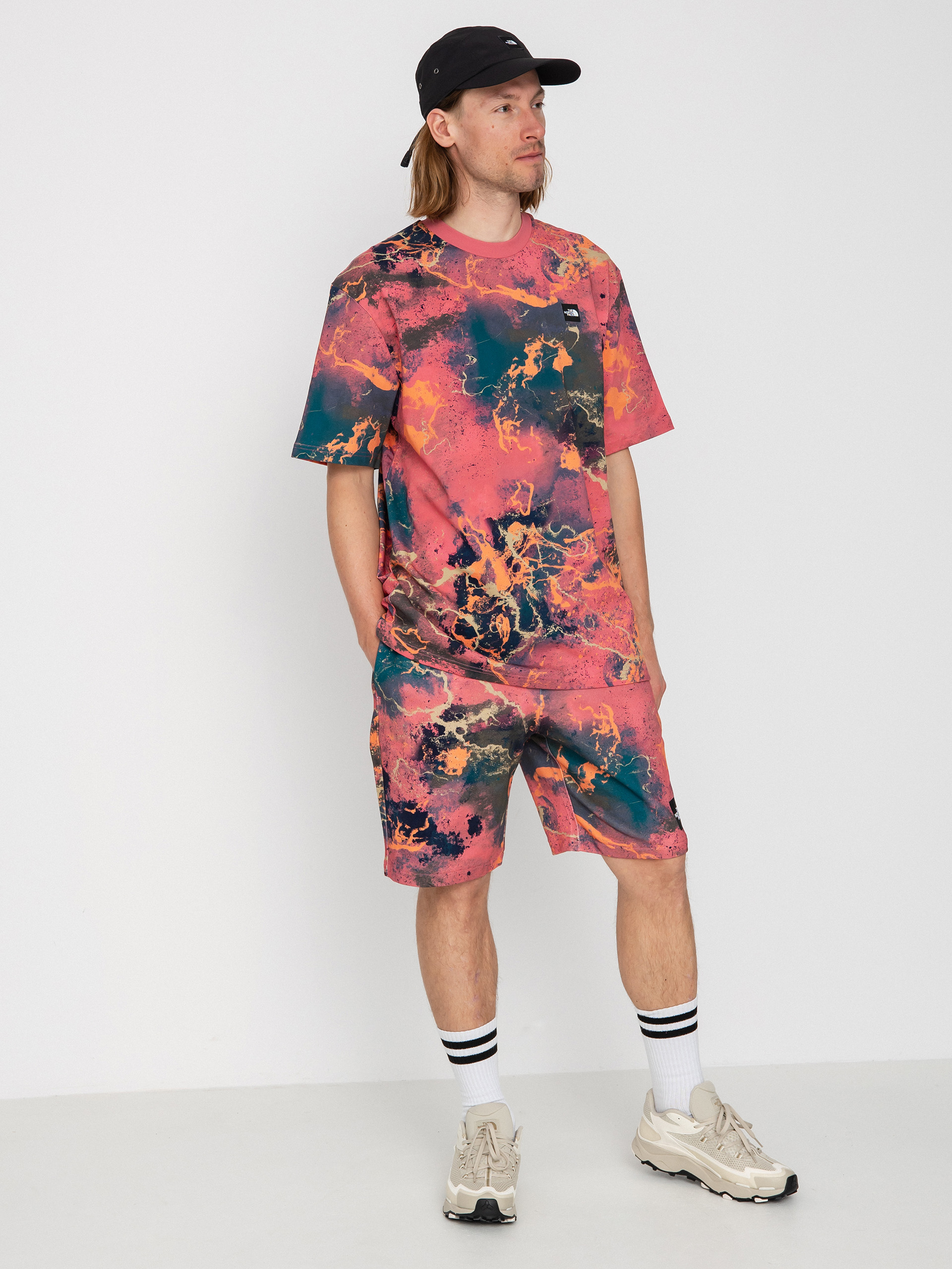 The North Face Summer Logo T-shirt - red (cosmo pink tnf distort print)