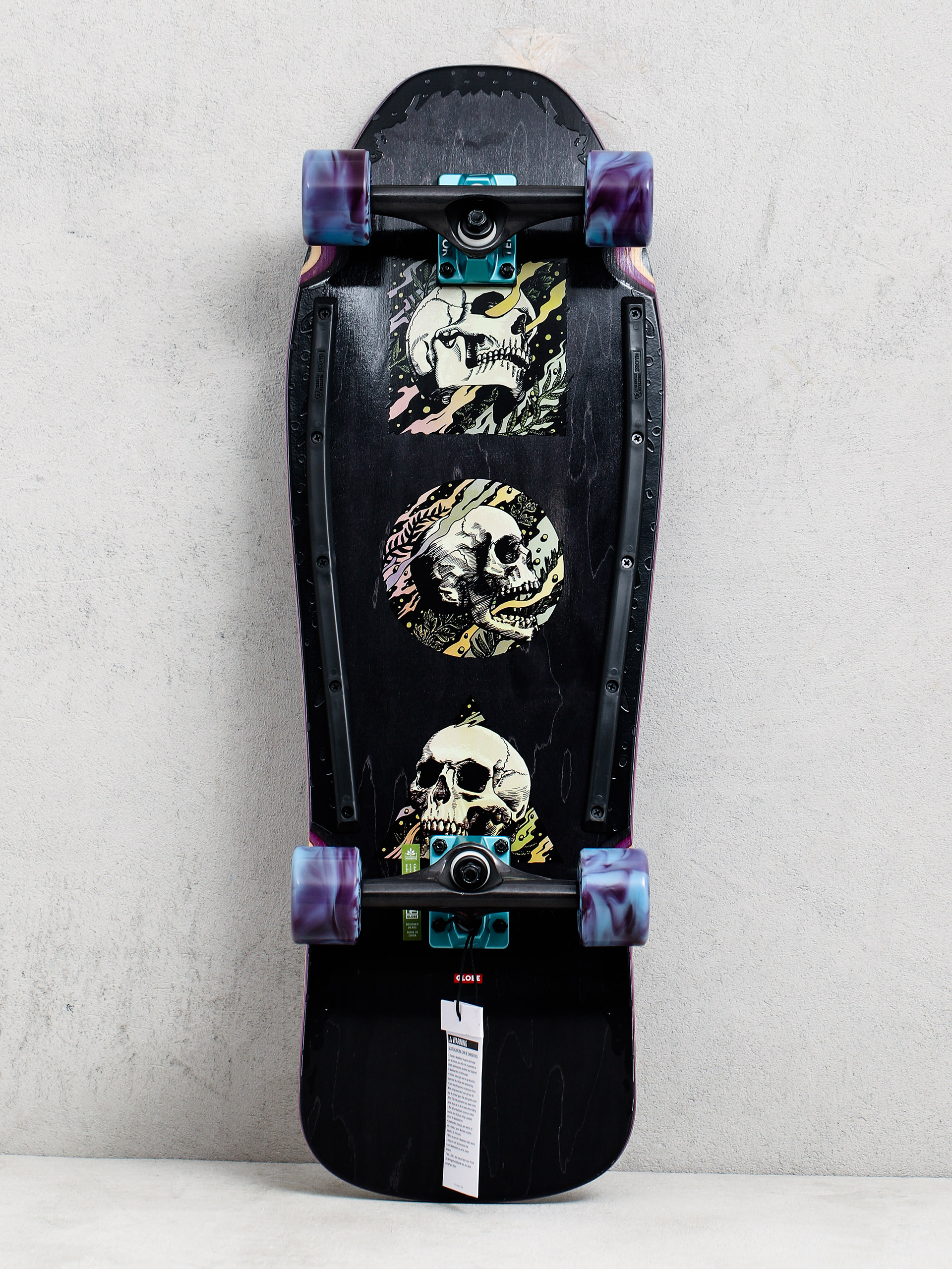 Globe Phantom Cruiser - black (black maple/skull stack)
