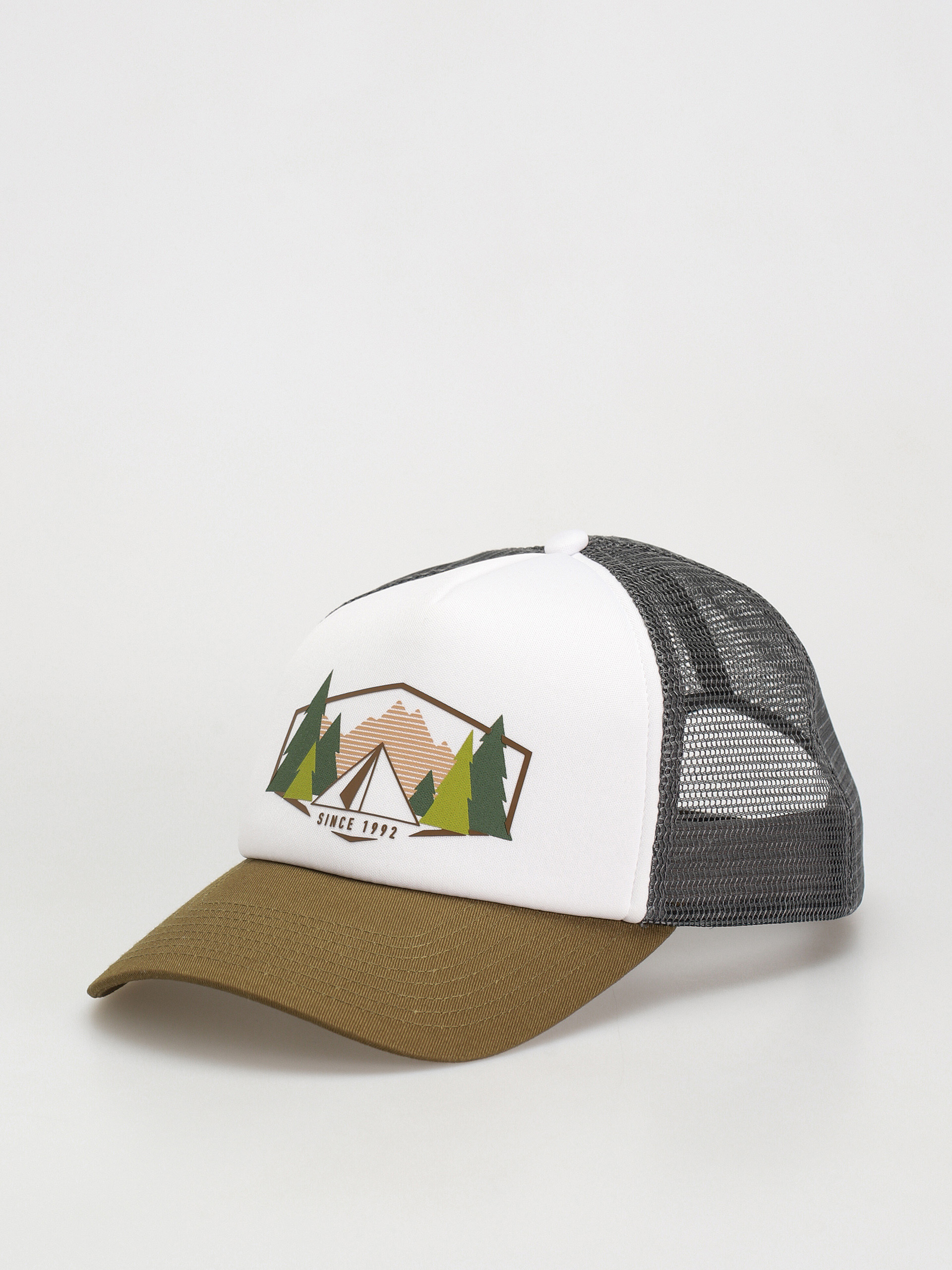 Buff Darryl Cap - white, brown (white)
