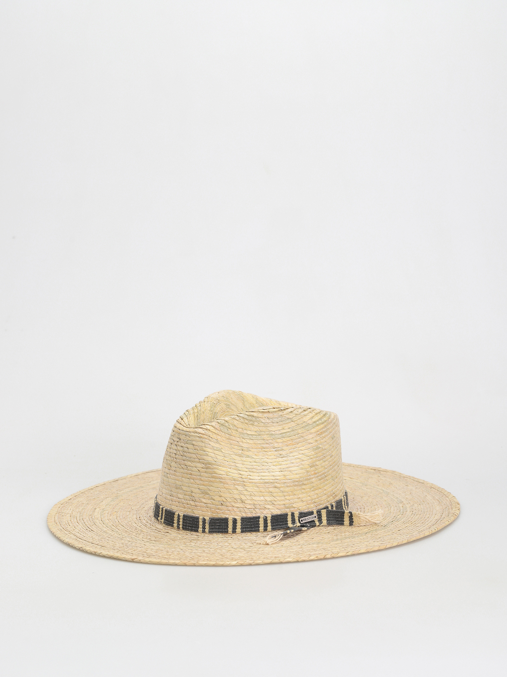 Brixton Leigh Straw Fedora Hat - yellow (natural)