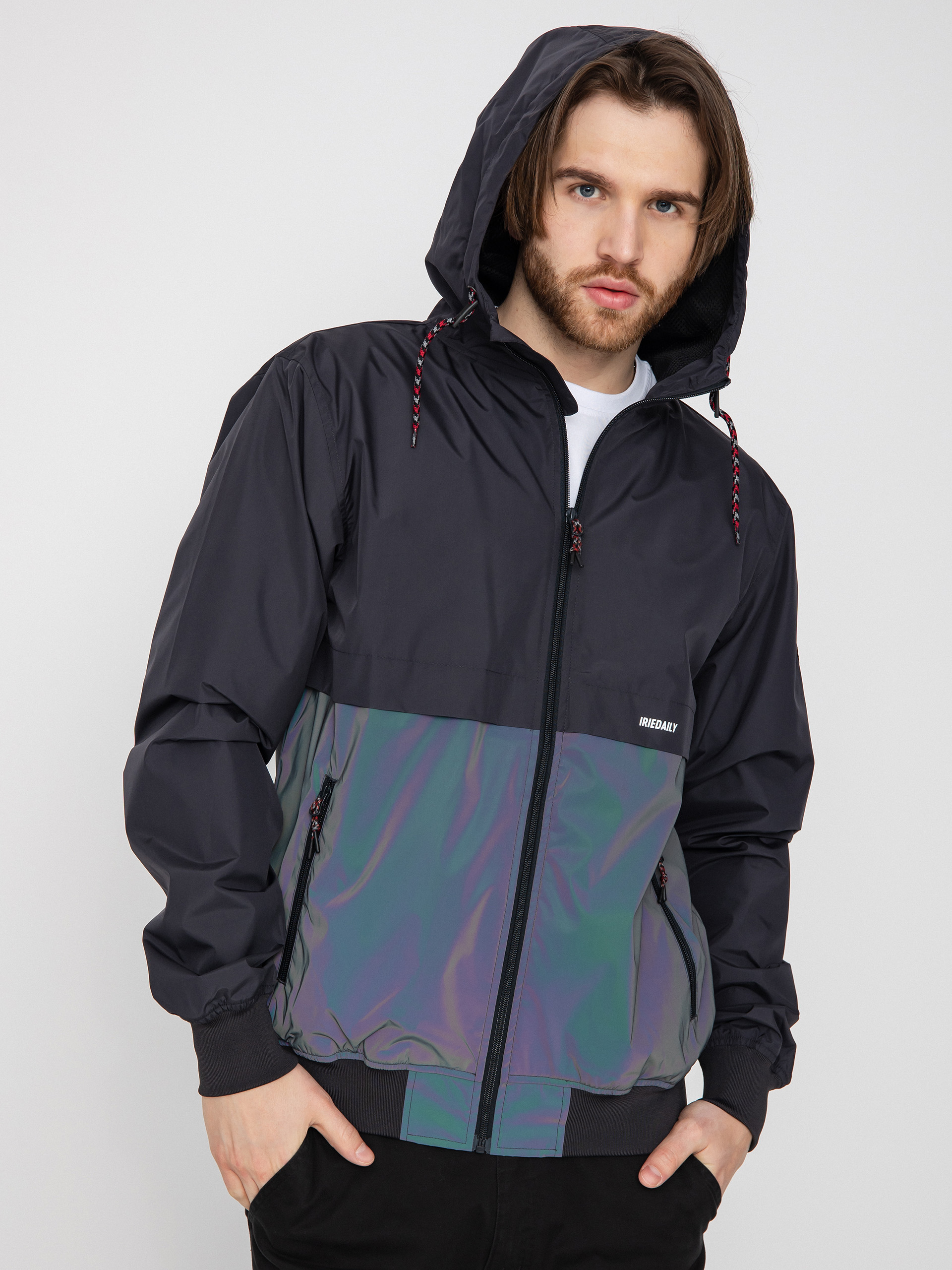 Iriedaily Resulaner Jacket - black (rainbow reflect)