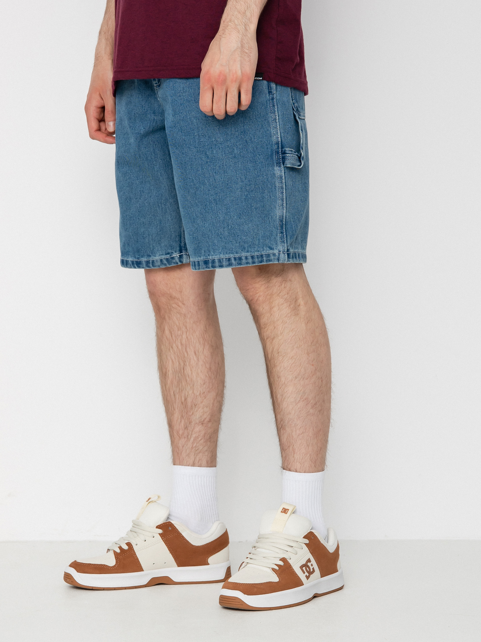 Vans Drill Chore Louniwe Denim Shorts - blue (stone wash)