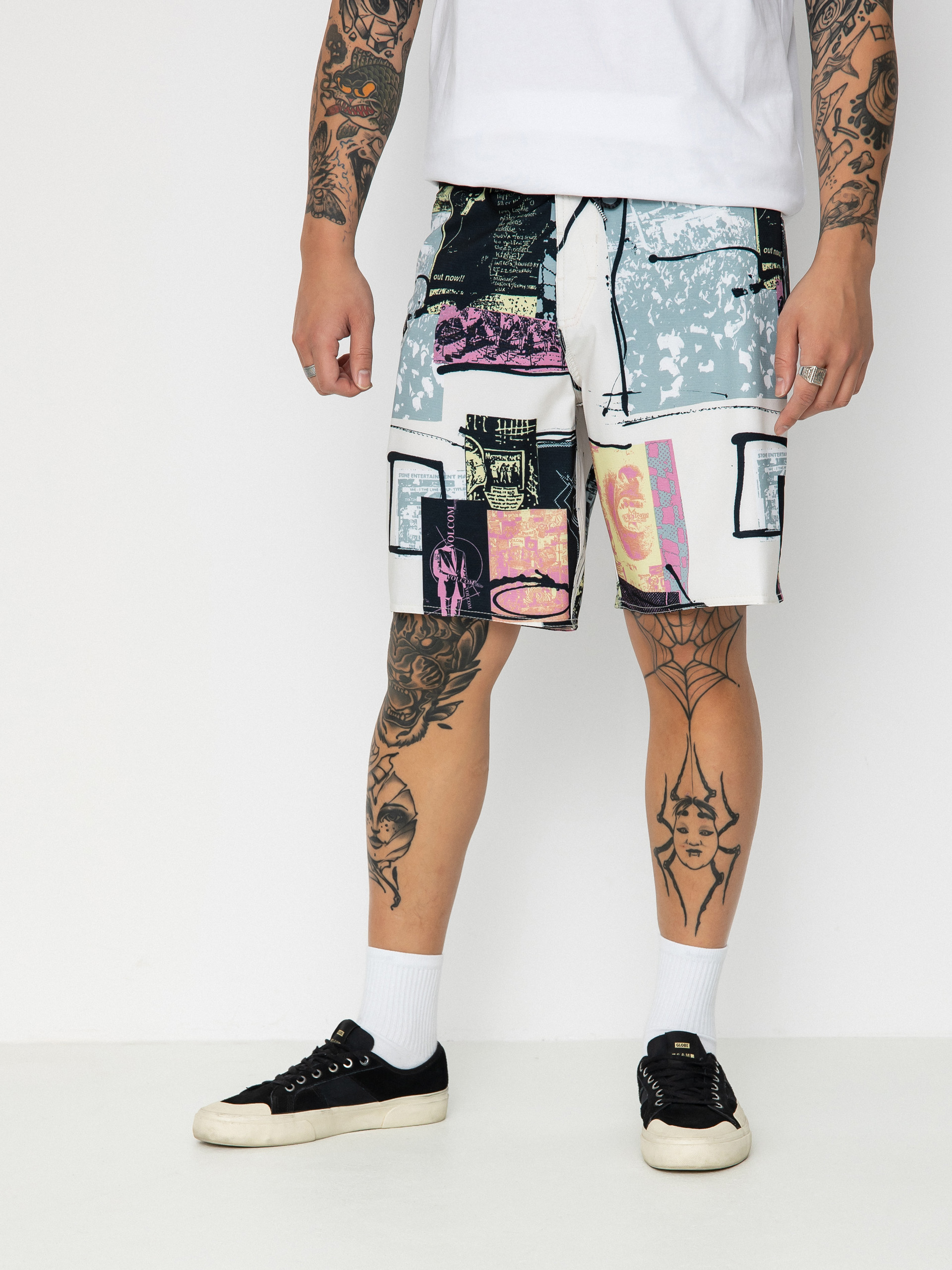 Volcom V Ent Flyer Mod 19 Boardshorts - white (whitecap grey)