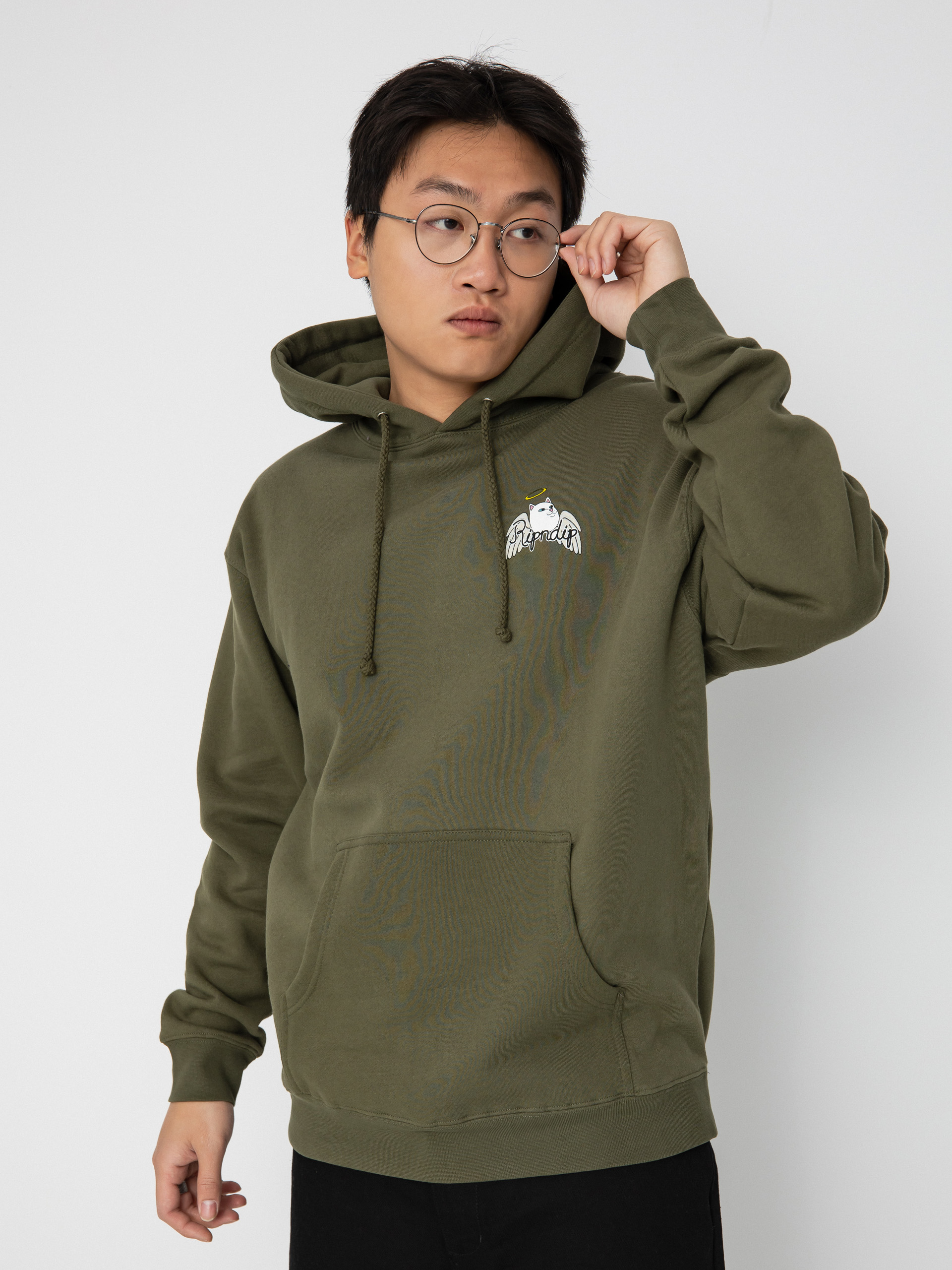 RipNDip Shadow Friend HD Hoodie (army)