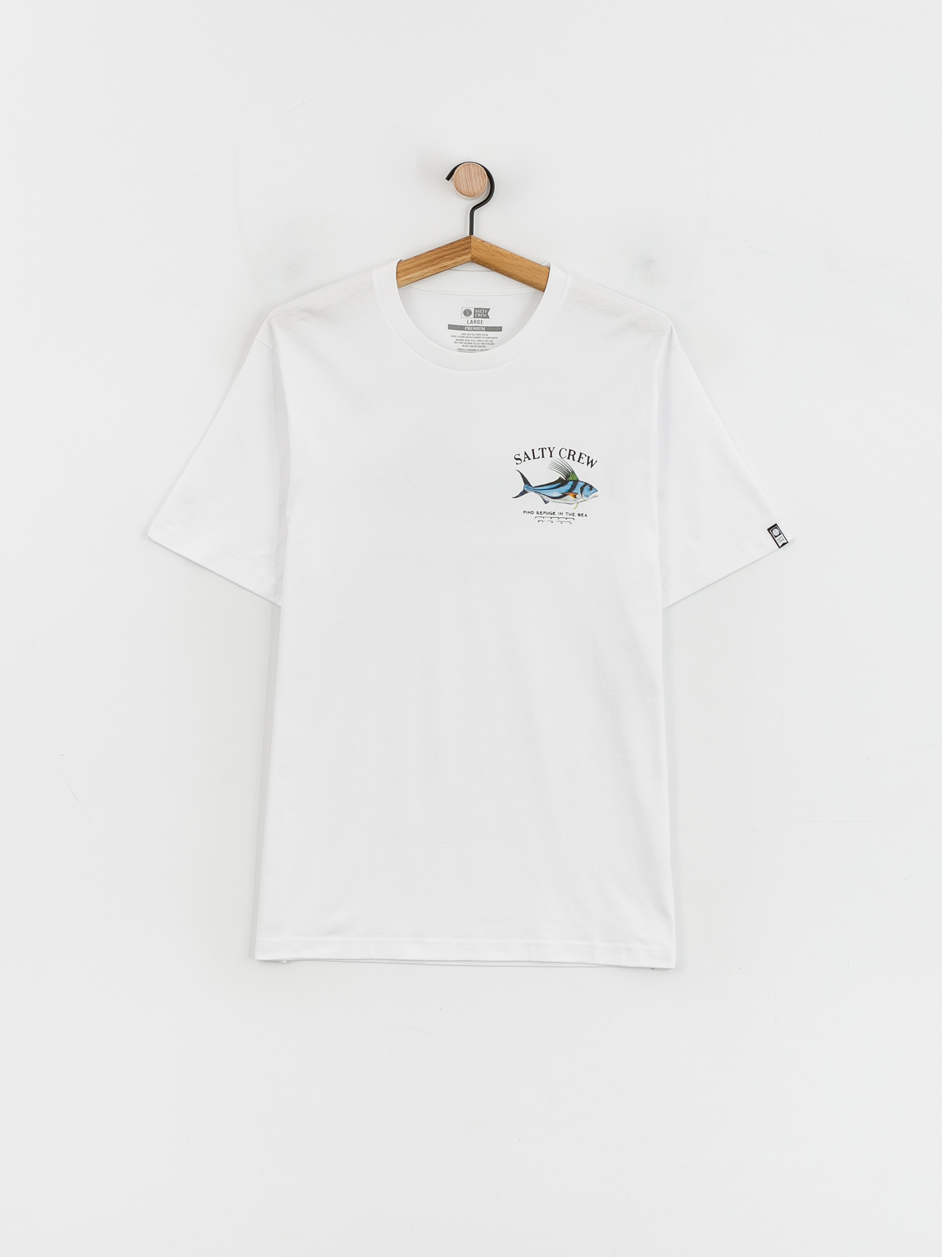 Salty Crew Rooster Premium T-shirt (white)
