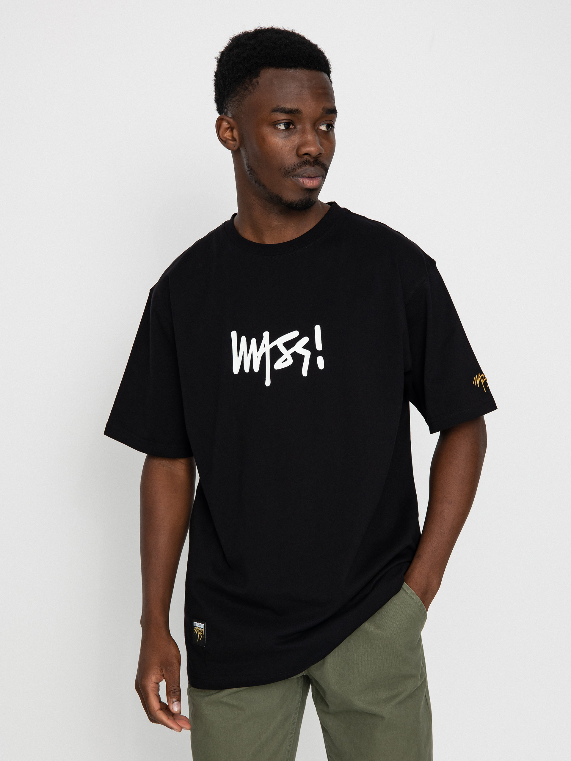MassDnm Signature Medium Logo T-shirt - black (black)