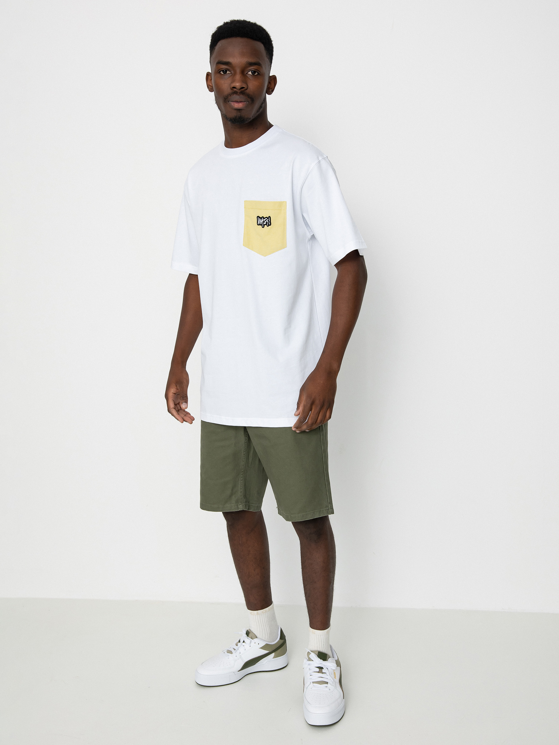 MassDnm Signature Patch Pocket T-shirt - white (white)