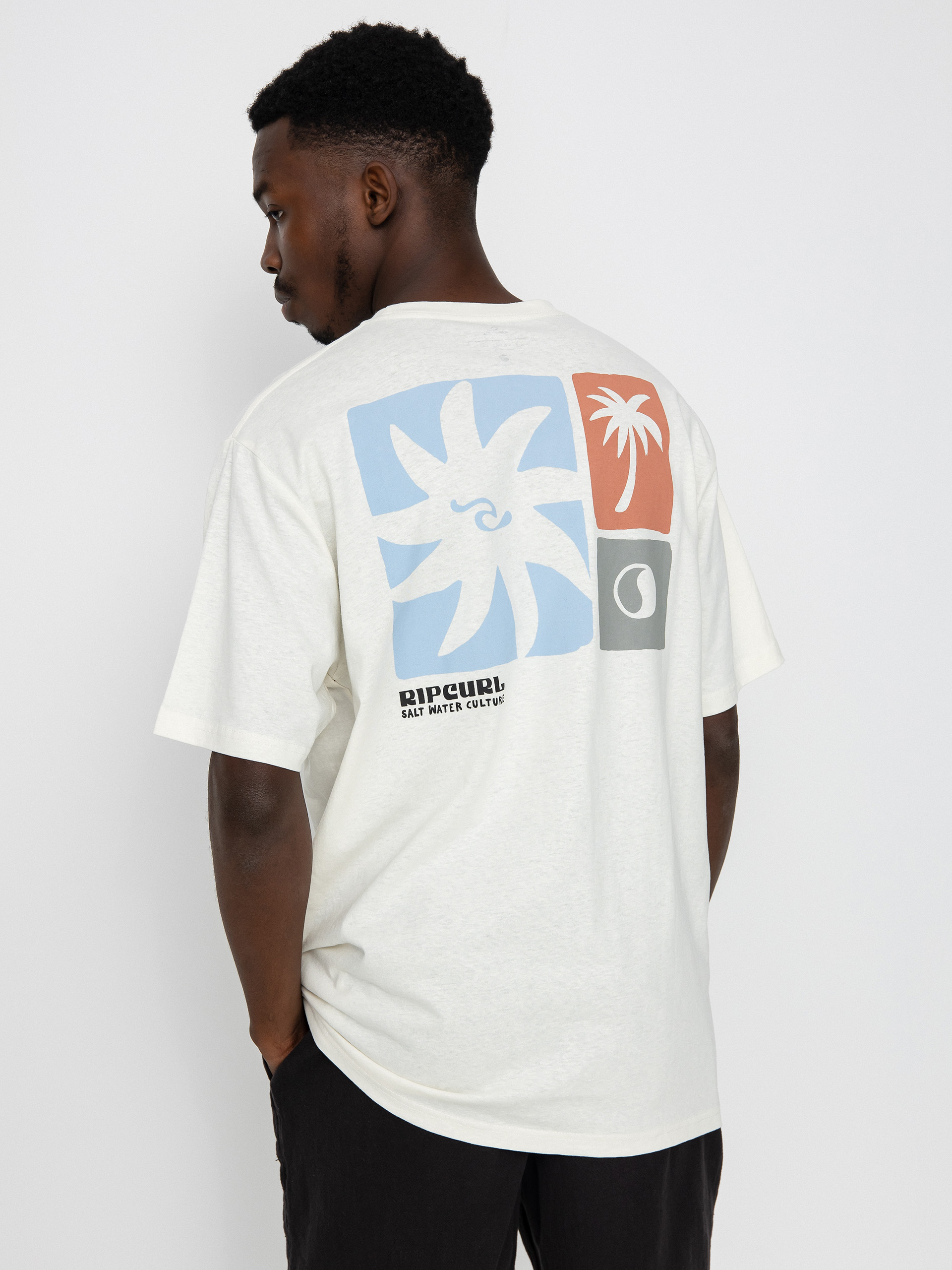 Rip Curl Swc Block Out T-shirt - white (bone)