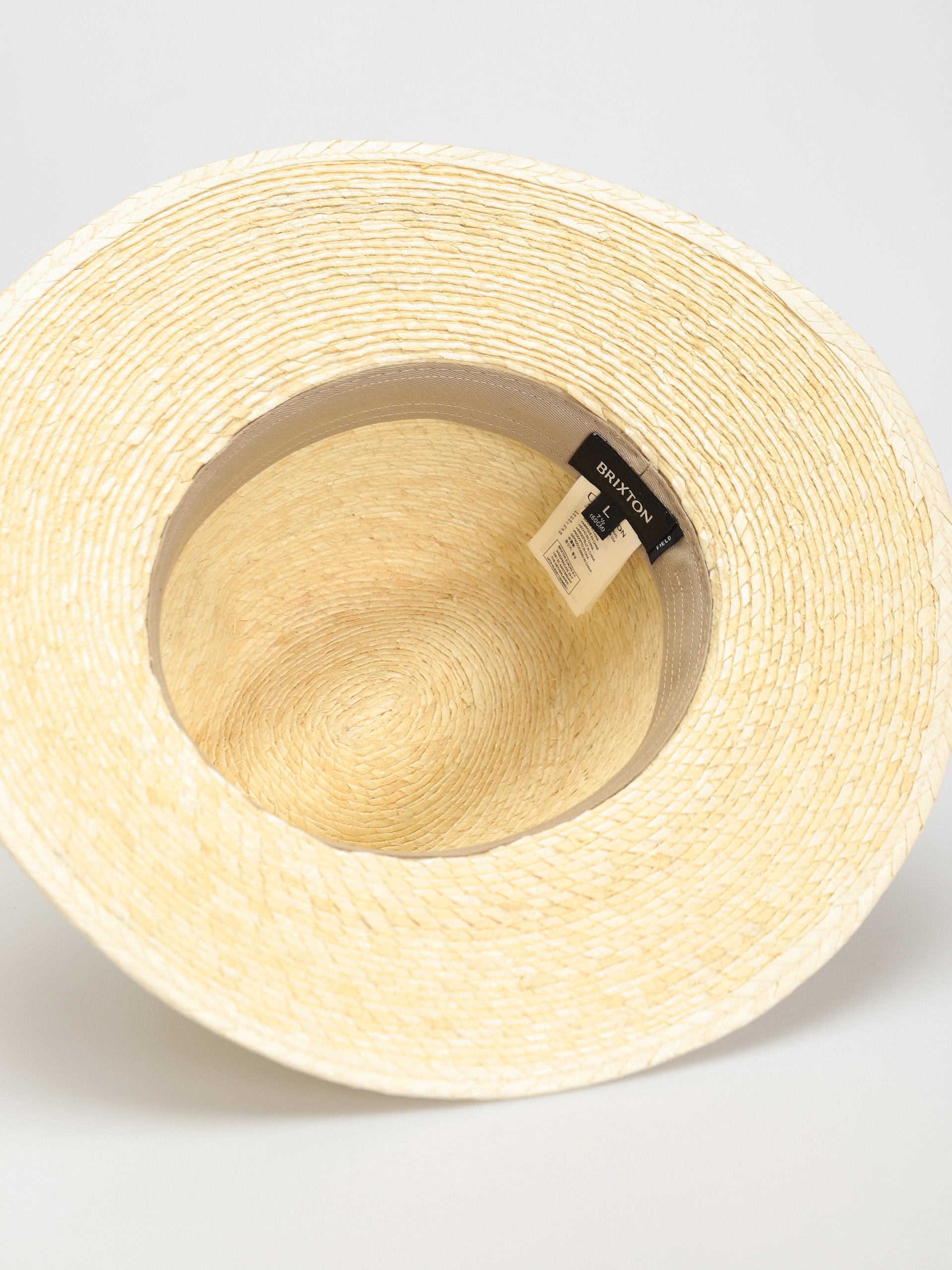 Brixton Field Proper Straw Hat (natural/brown)