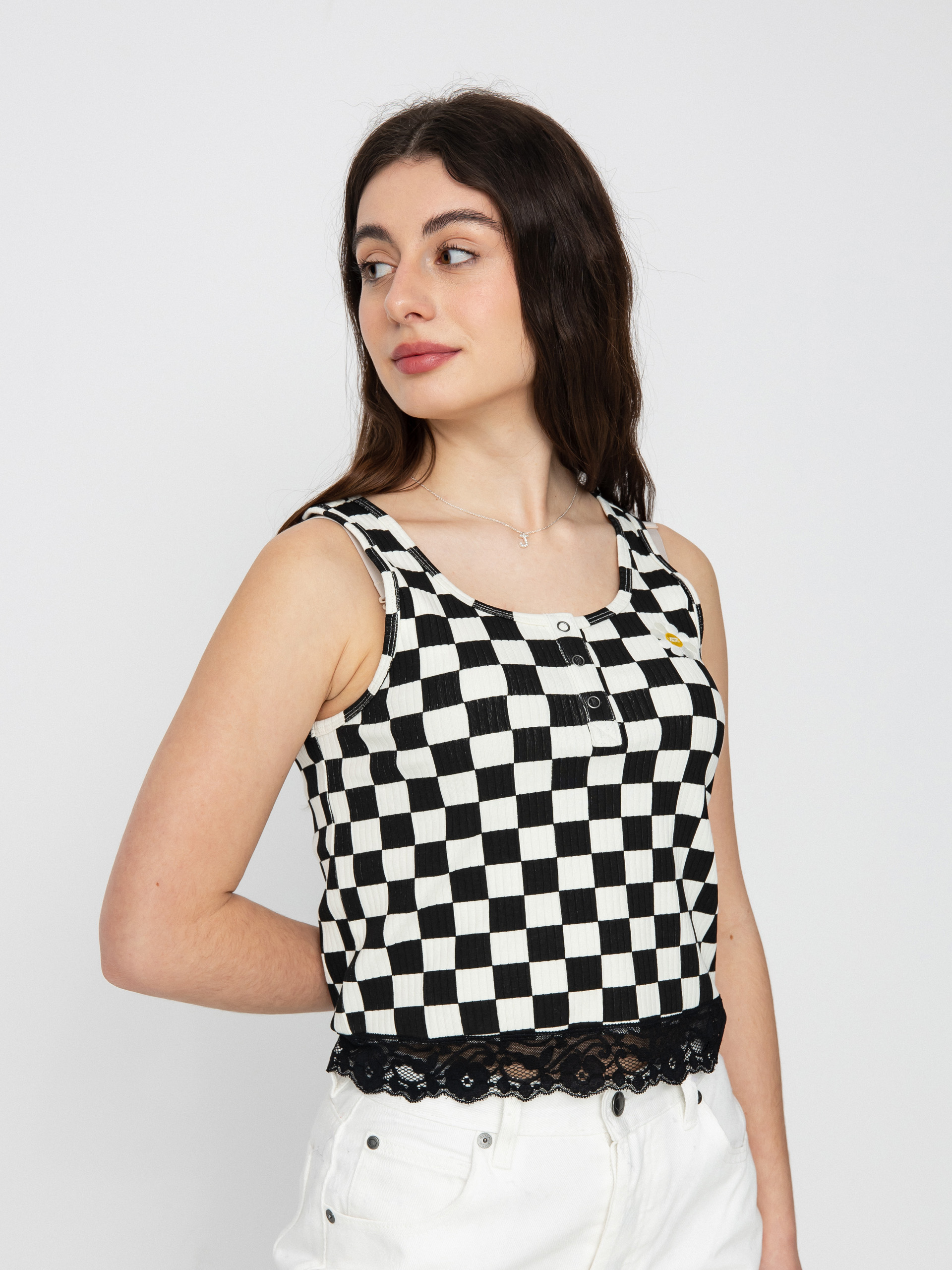Vans Oversized Floral Tank top Wmn - black (oversized floral black)