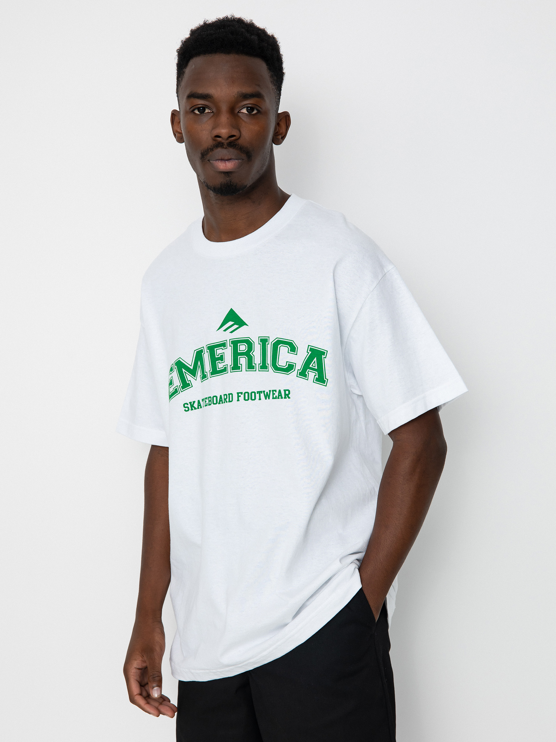 Emerica Collegiate T-shirt - white (white)