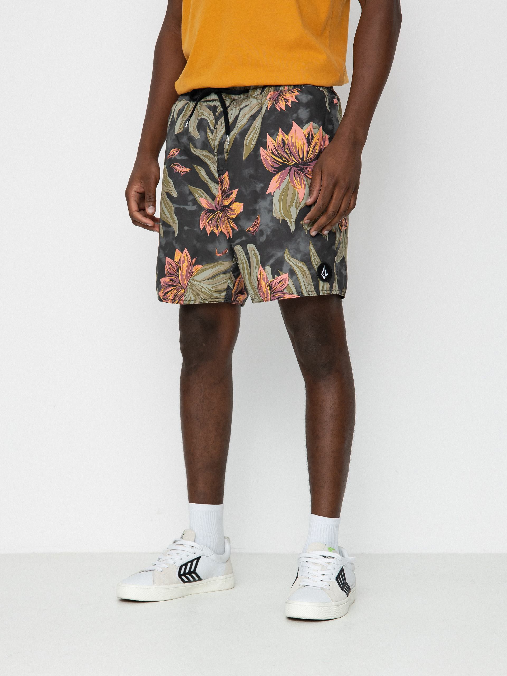 Volcom Polly Pack Trunk 17 Shorts - green (rinsed black)