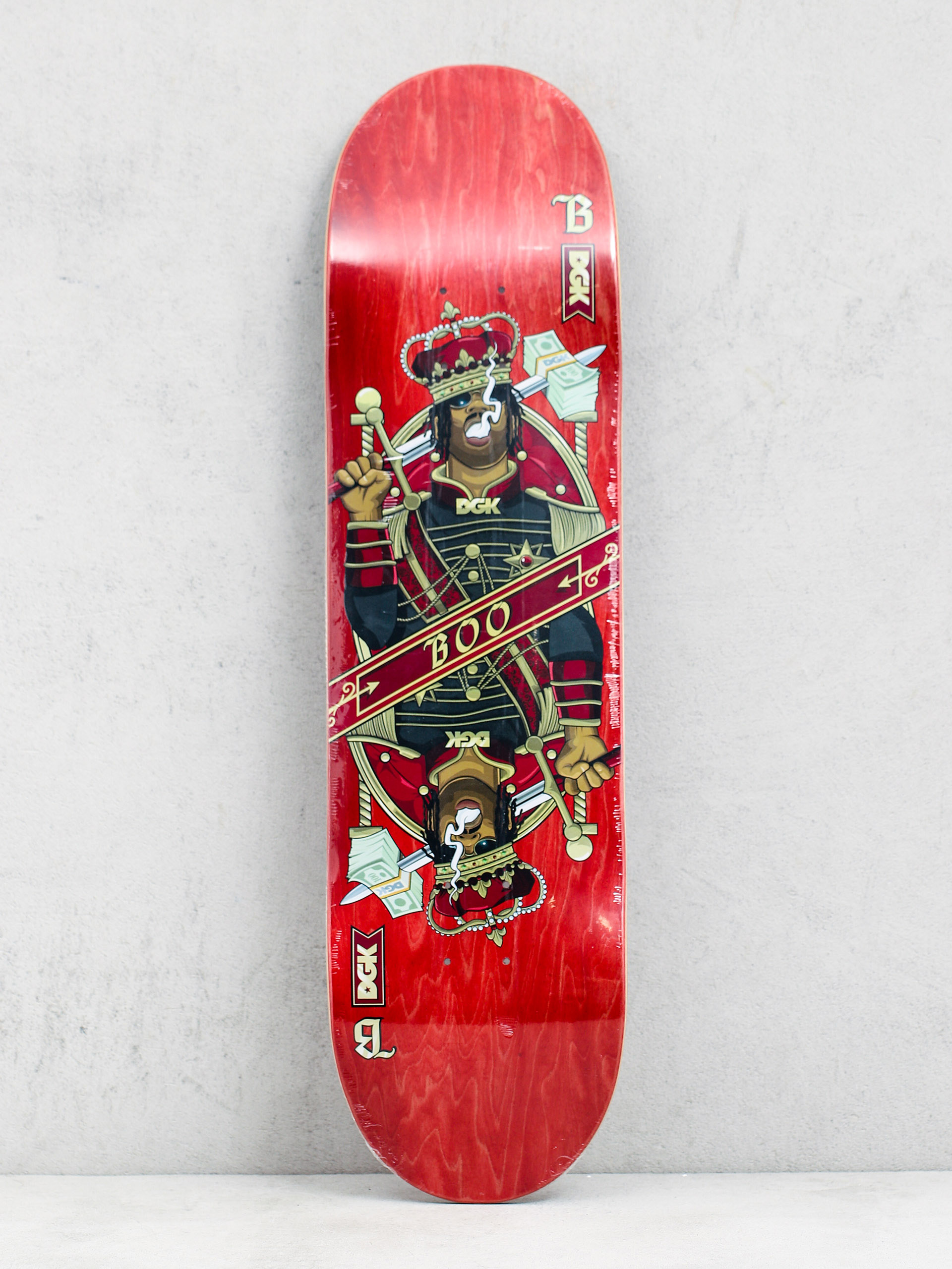 DGK Kingdom Boo Deck (red)