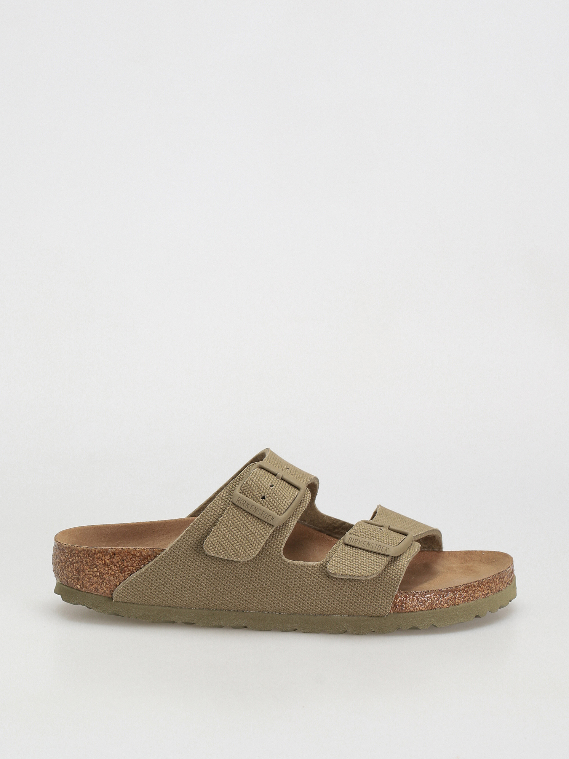 Birkenstock Arizona Canvas Vegan Narrow Flip-flops Wmn - green (faded ...