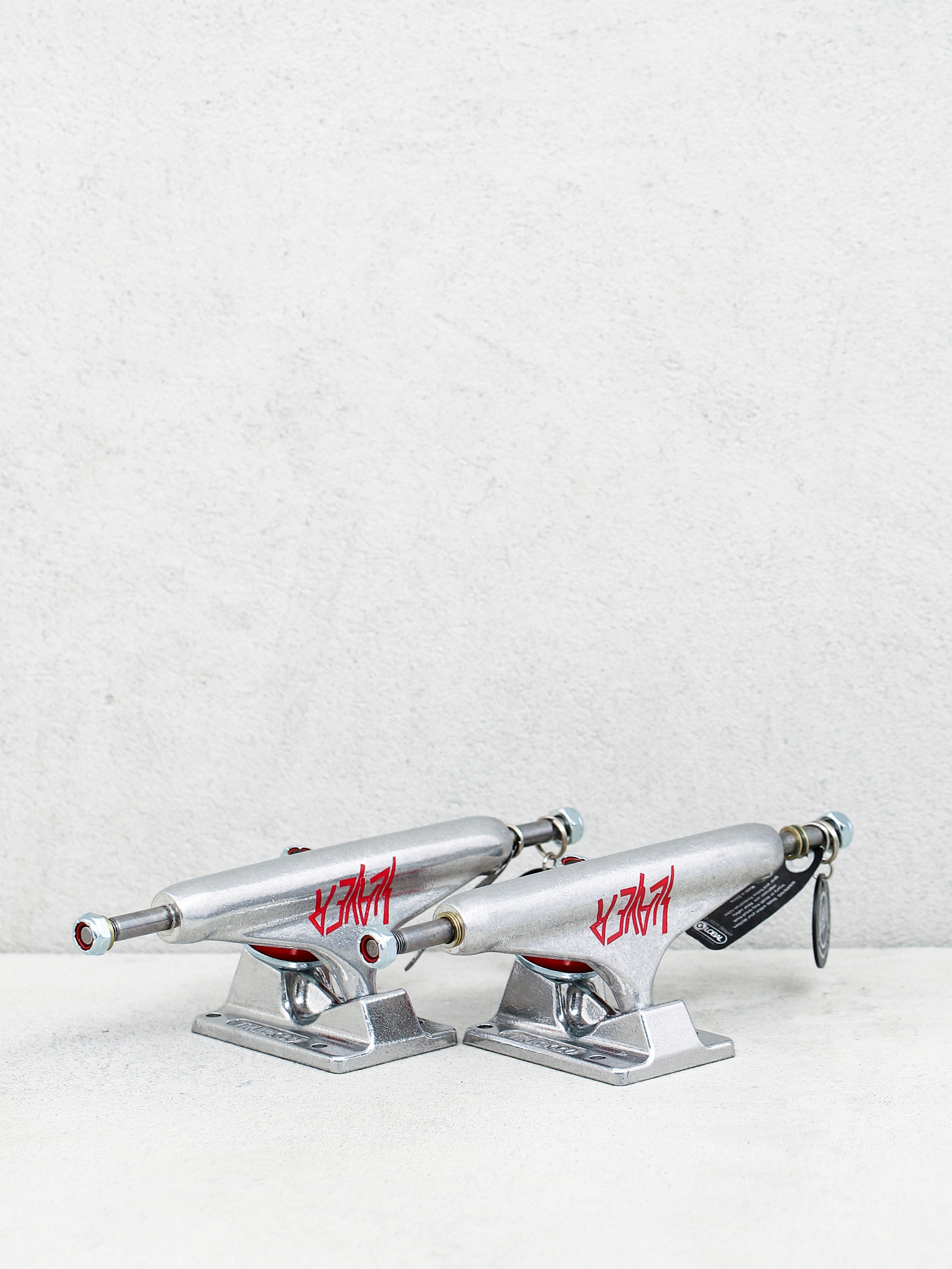 Independent Stage 11 Standard Slayer Trucks (polished/w red)