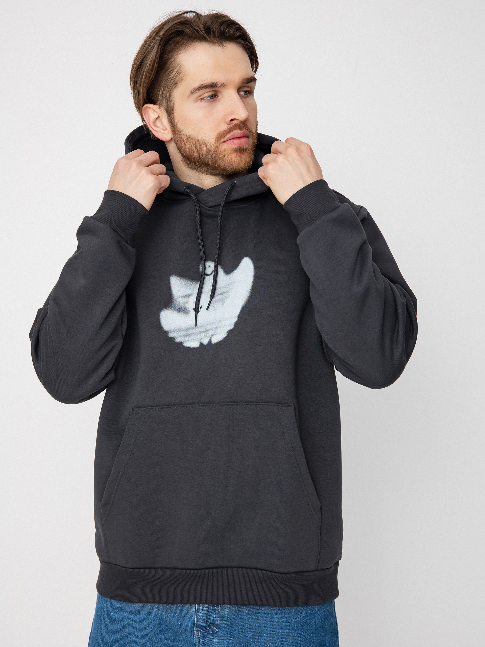 adidas Shmoo Logo HD Hoodie - violet (carbon/cwhite)