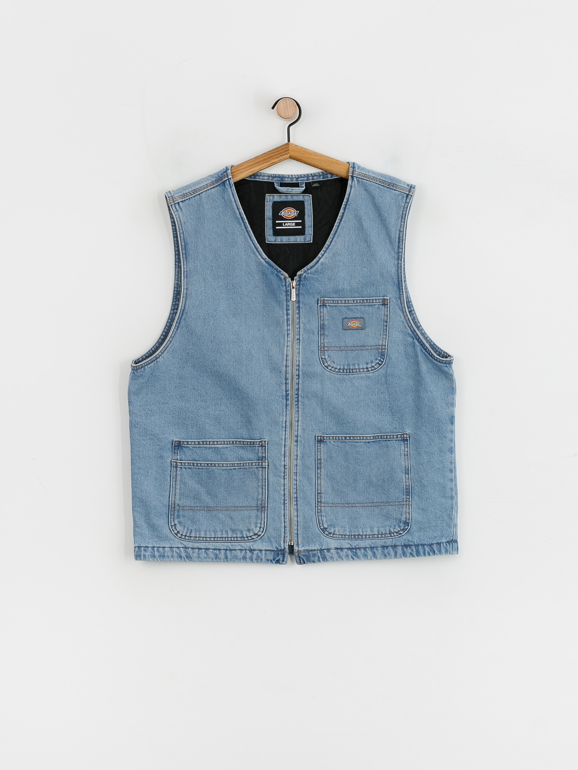 Dickies Denim Smr Vest Light Wash